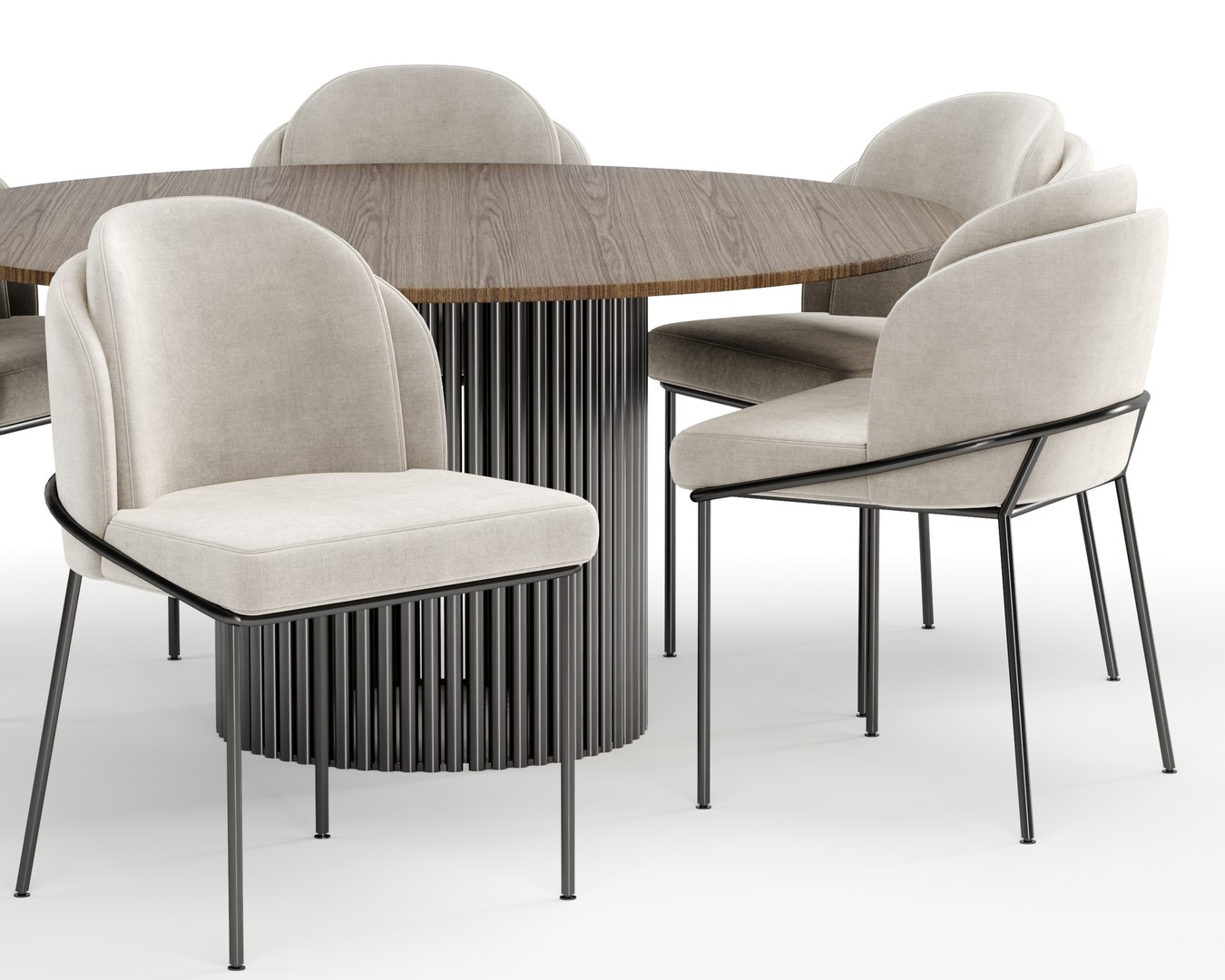 Dinning Set 01 3D Model - TurboSquid 2200271