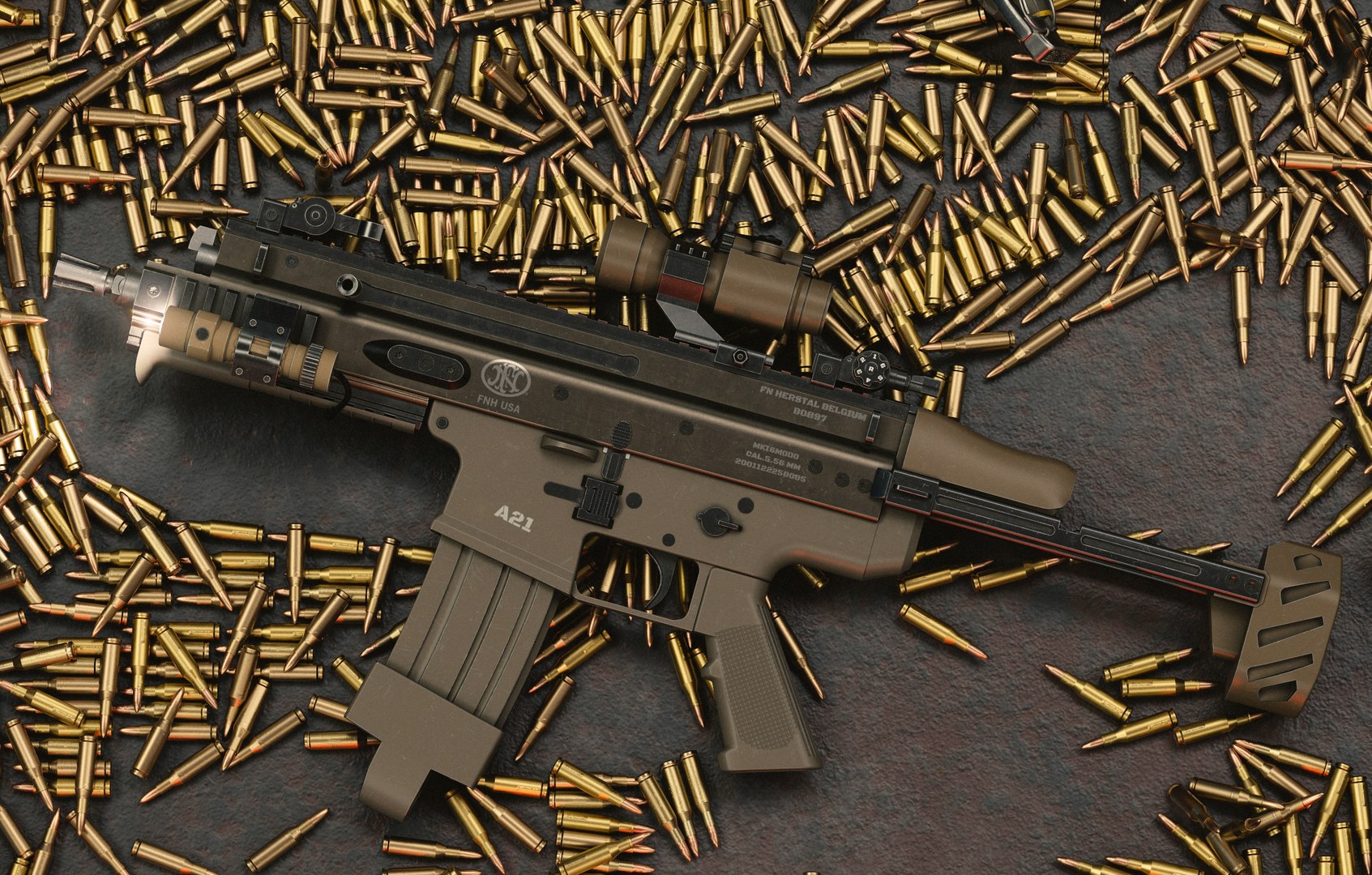 Weapon gun rifle model - TurboSquid 1678759