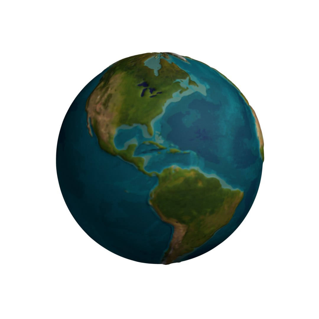 3d Earth Displacement Model