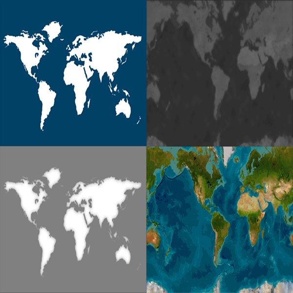 3d earth displacement model