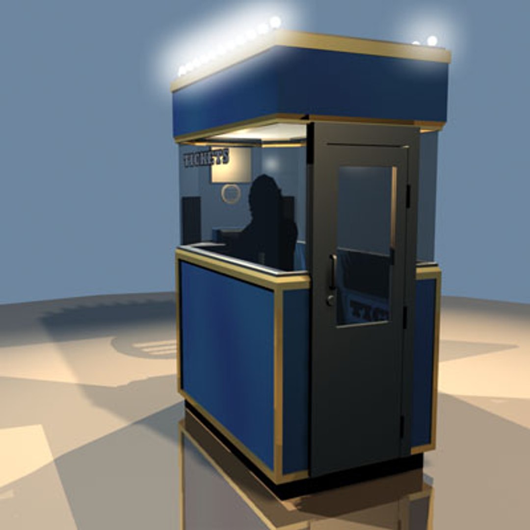Ticket Booth Movie 01 3d Model