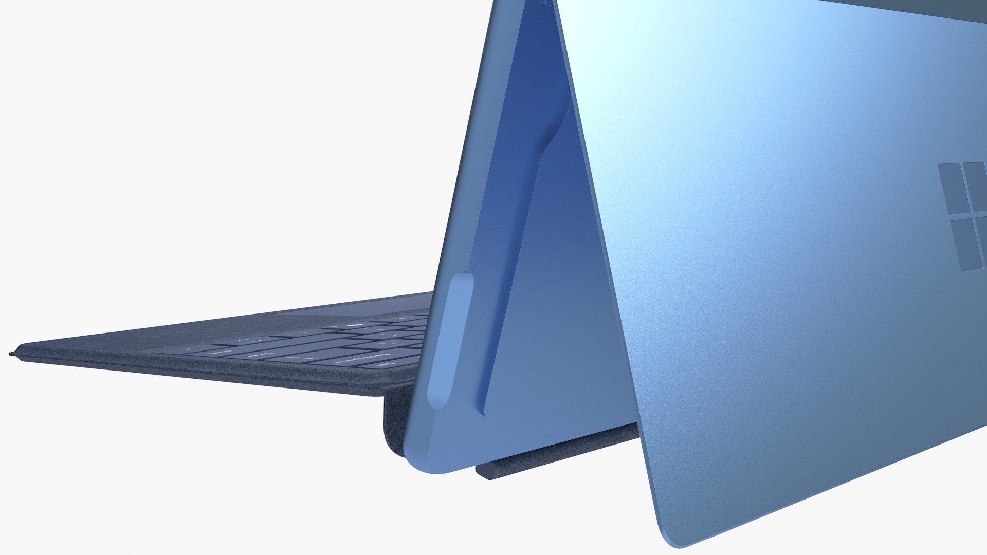 3D Microsoft Surface Pro 2024 11th Edition Sapphire Rigged Animated ...