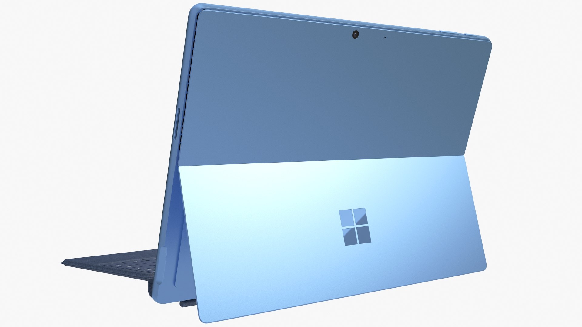 3D Microsoft Surface Pro 2024 11th Edition Sapphire Rigged Animated ...