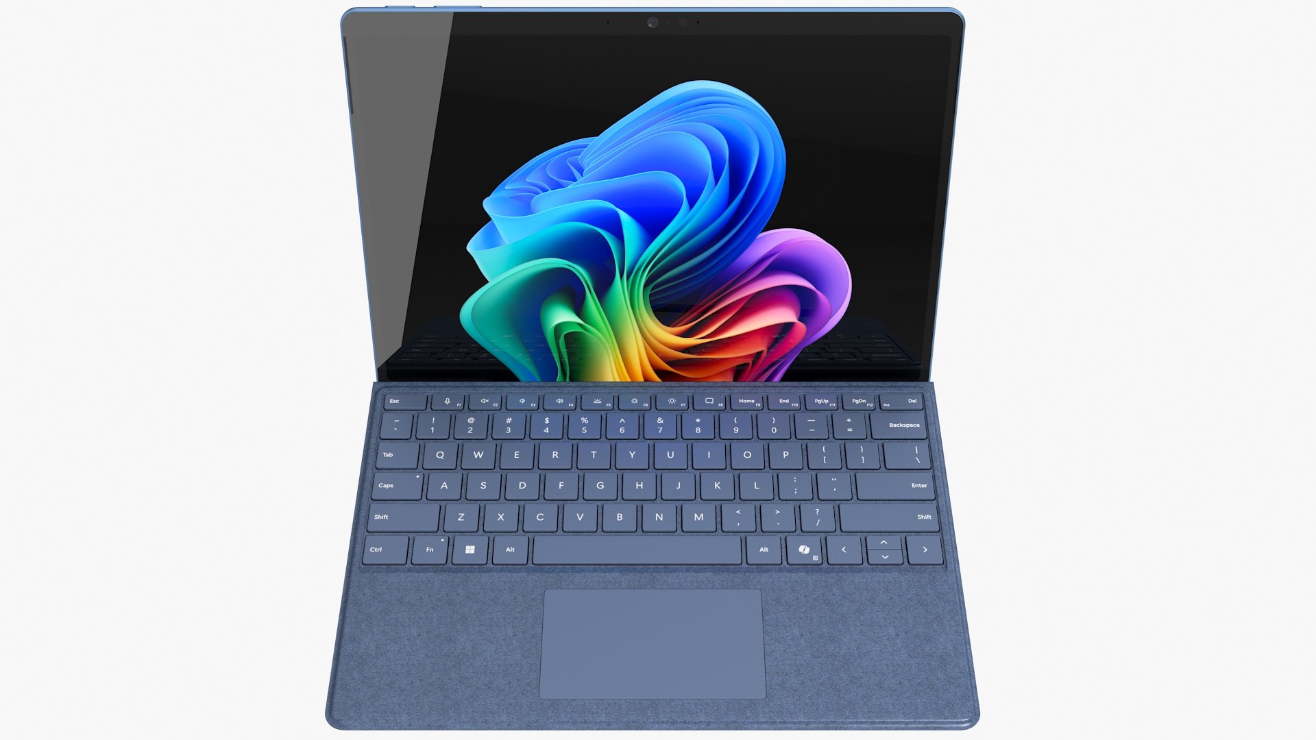 3D Microsoft Surface Pro 2024 11th Edition Sapphire Rigged Animated ...