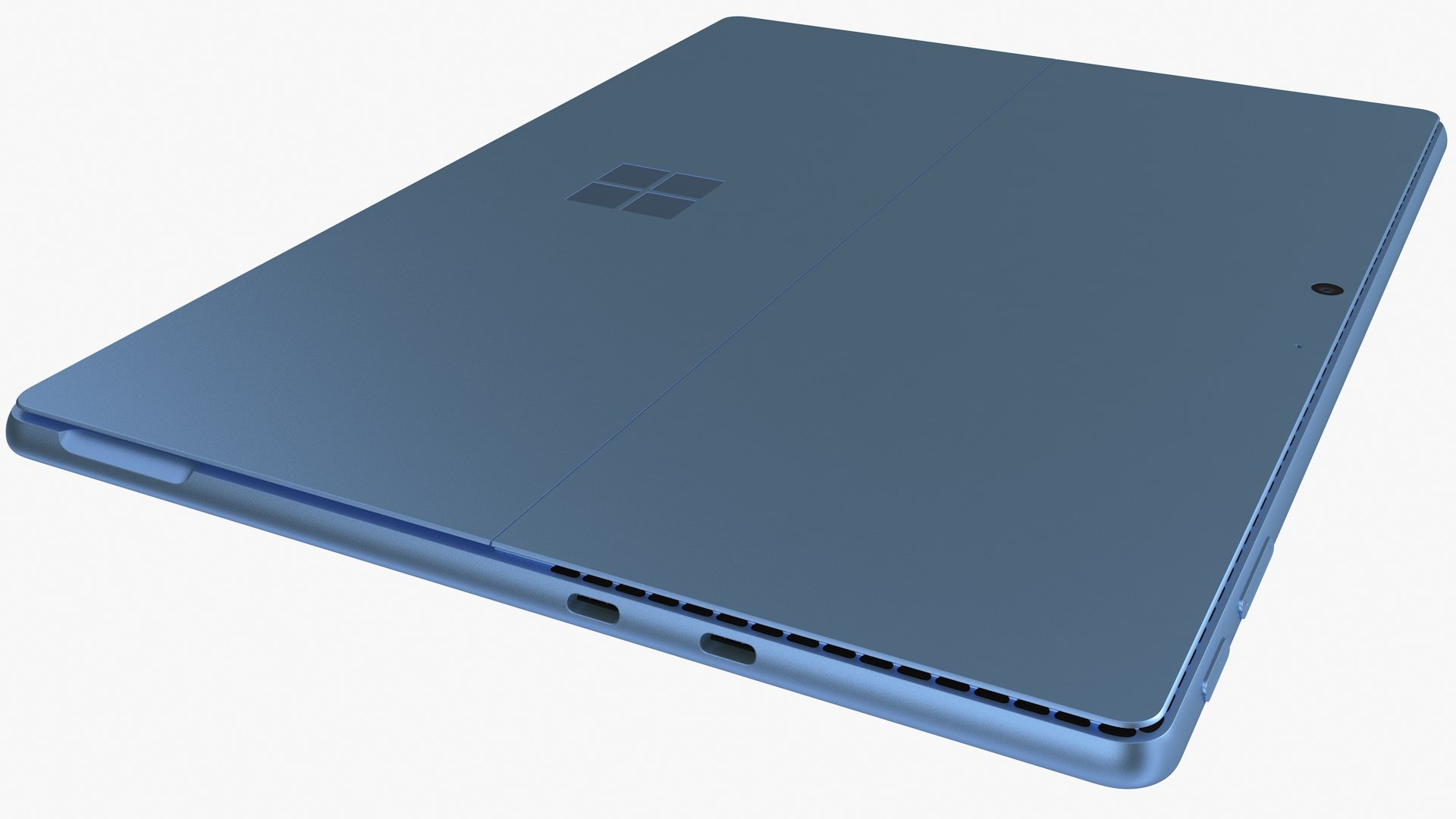 3D Microsoft Surface Pro 2024 11th Edition Sapphire Rigged Animated ...