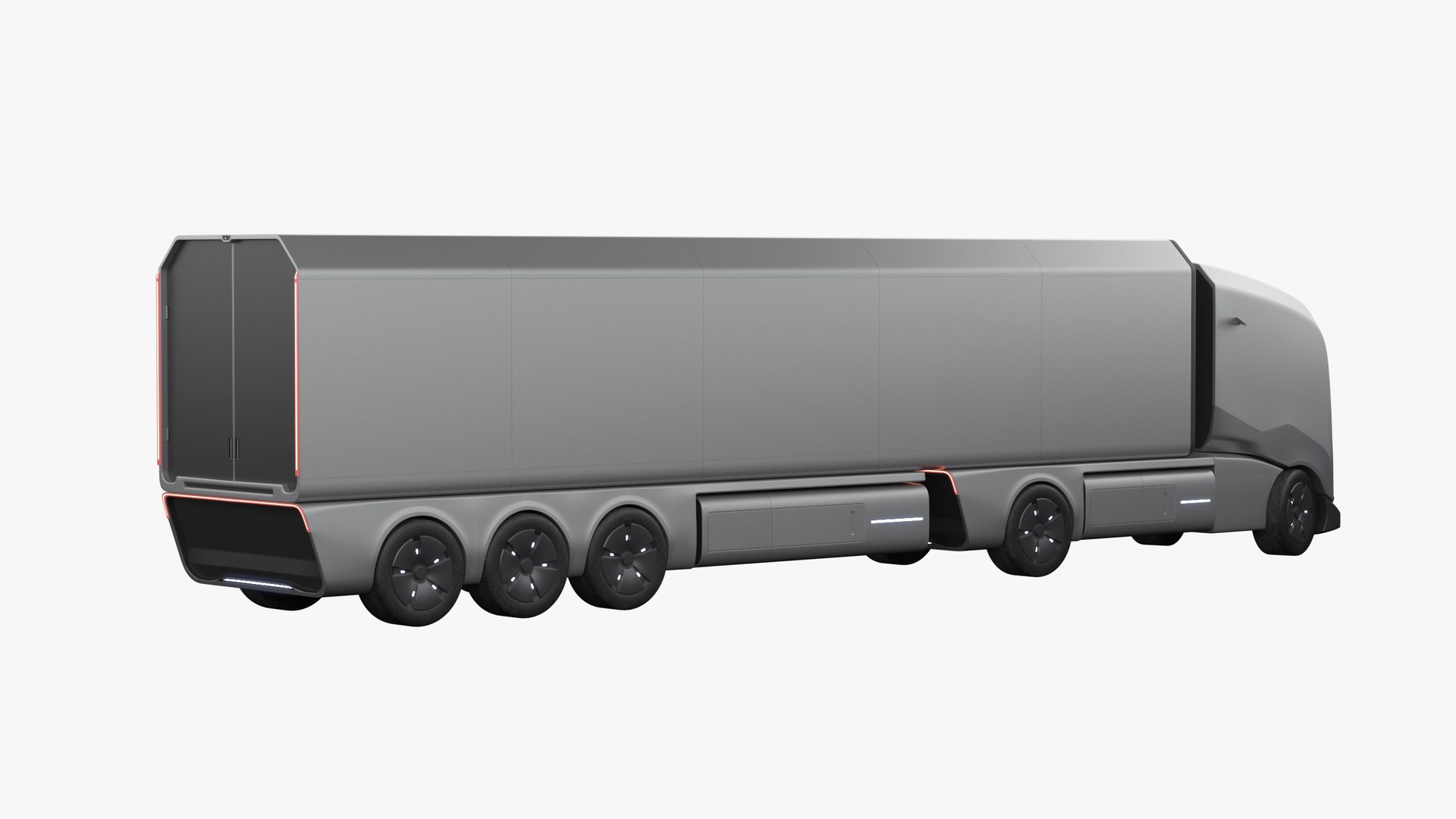 Generic Autonomous Semi Truck Model - TurboSquid 2151960
