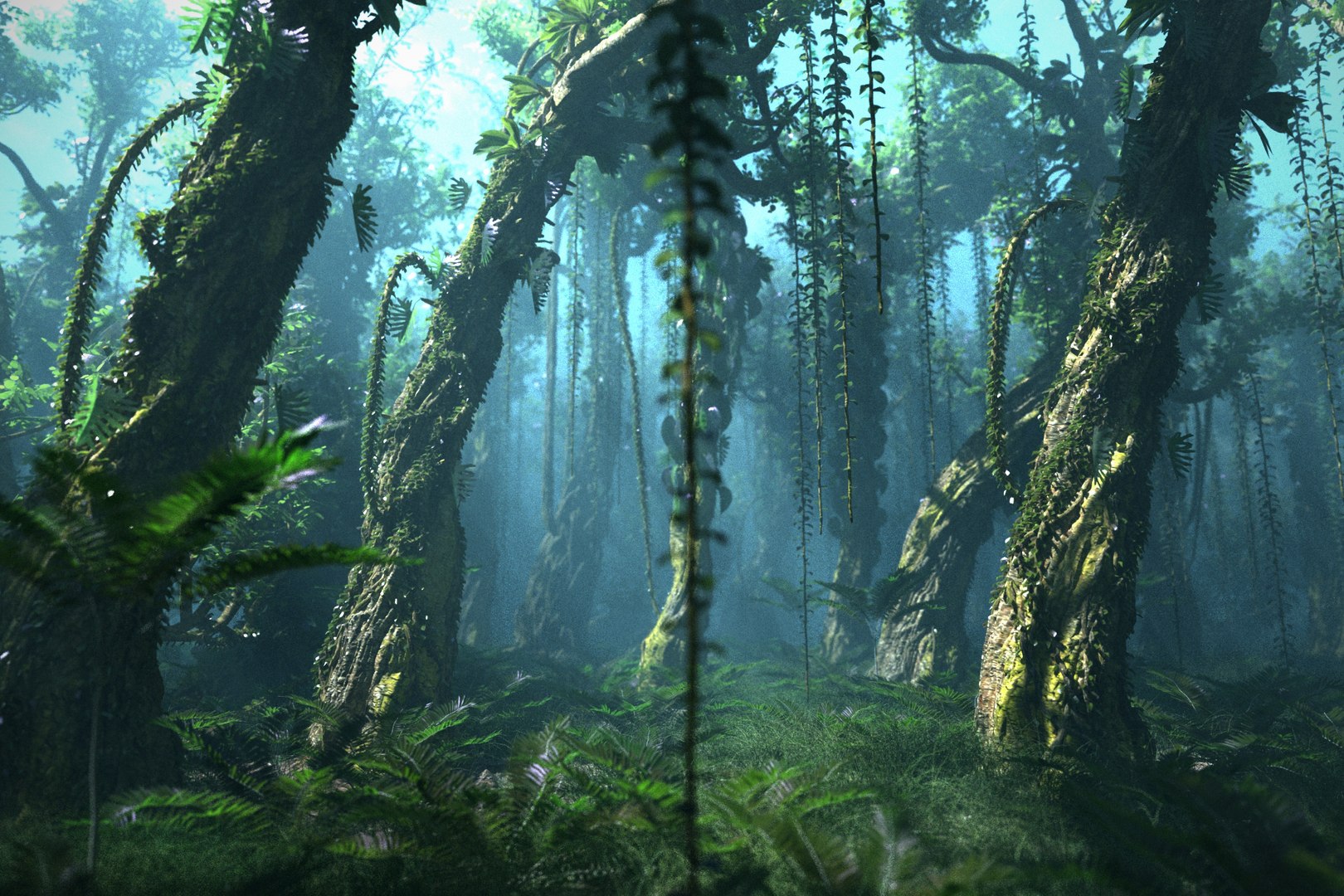 RainForest Ultra HD 3D Model - TurboSquid 2350053