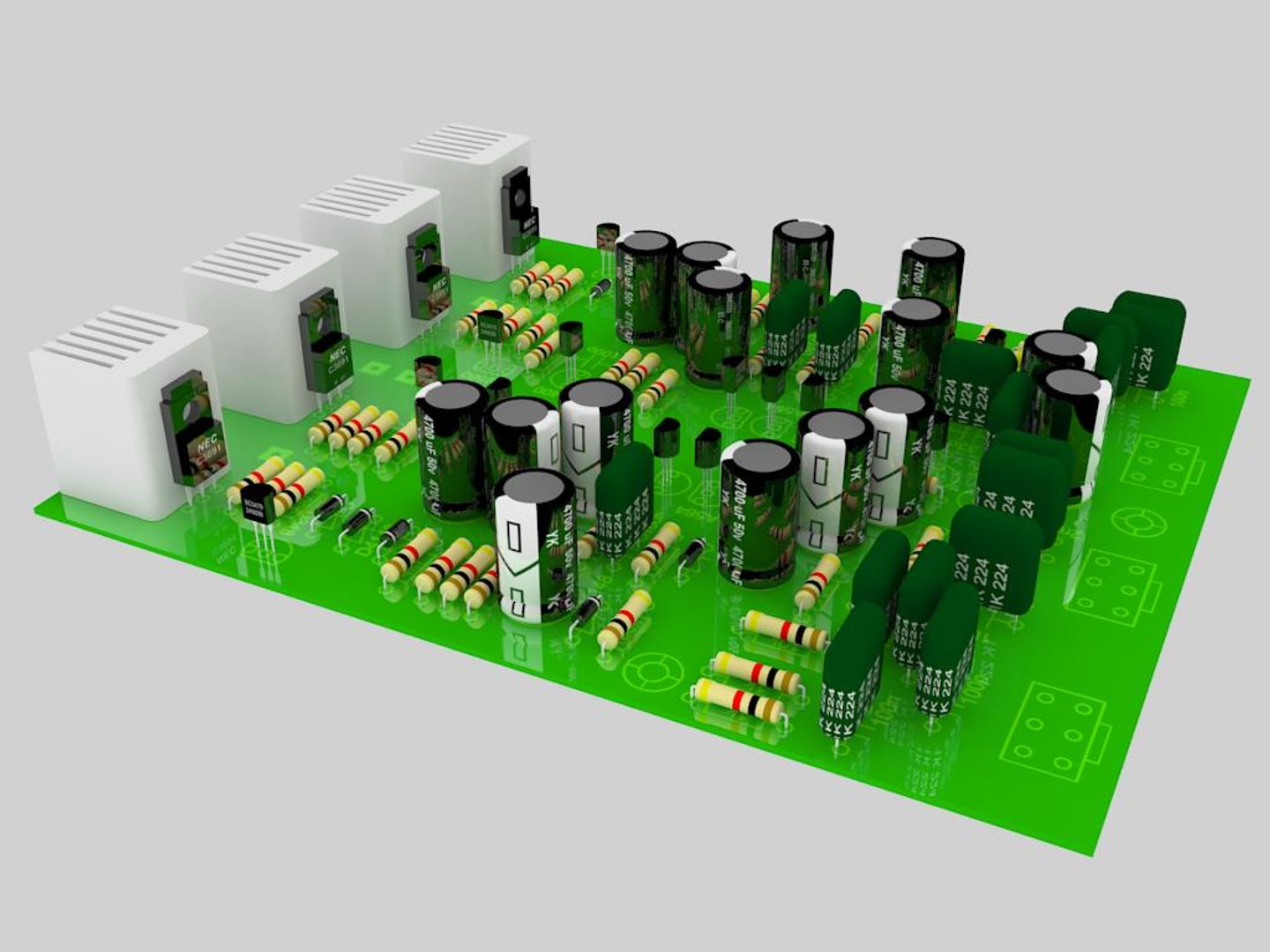 3D Module Power Amplifier Model - TurboSquid 1624246