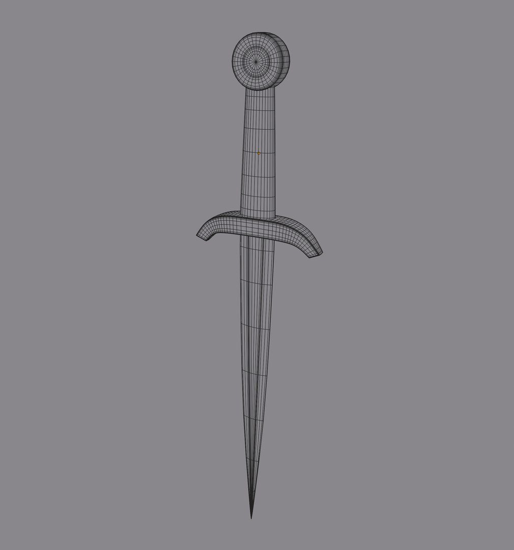 3D dagger knife weapon model - TurboSquid 1611139