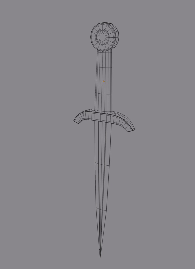 3D dagger knife weapon model - TurboSquid 1611139