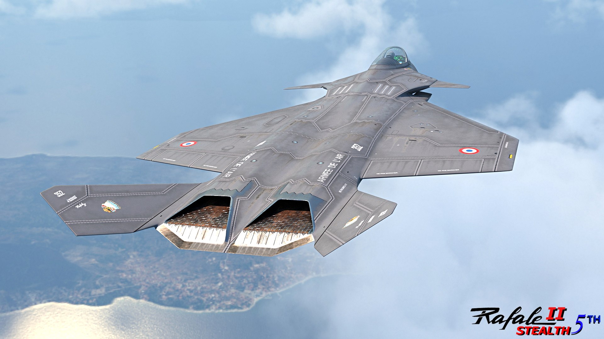 3D Rafale 2 Stealth Model - TurboSquid 2075399