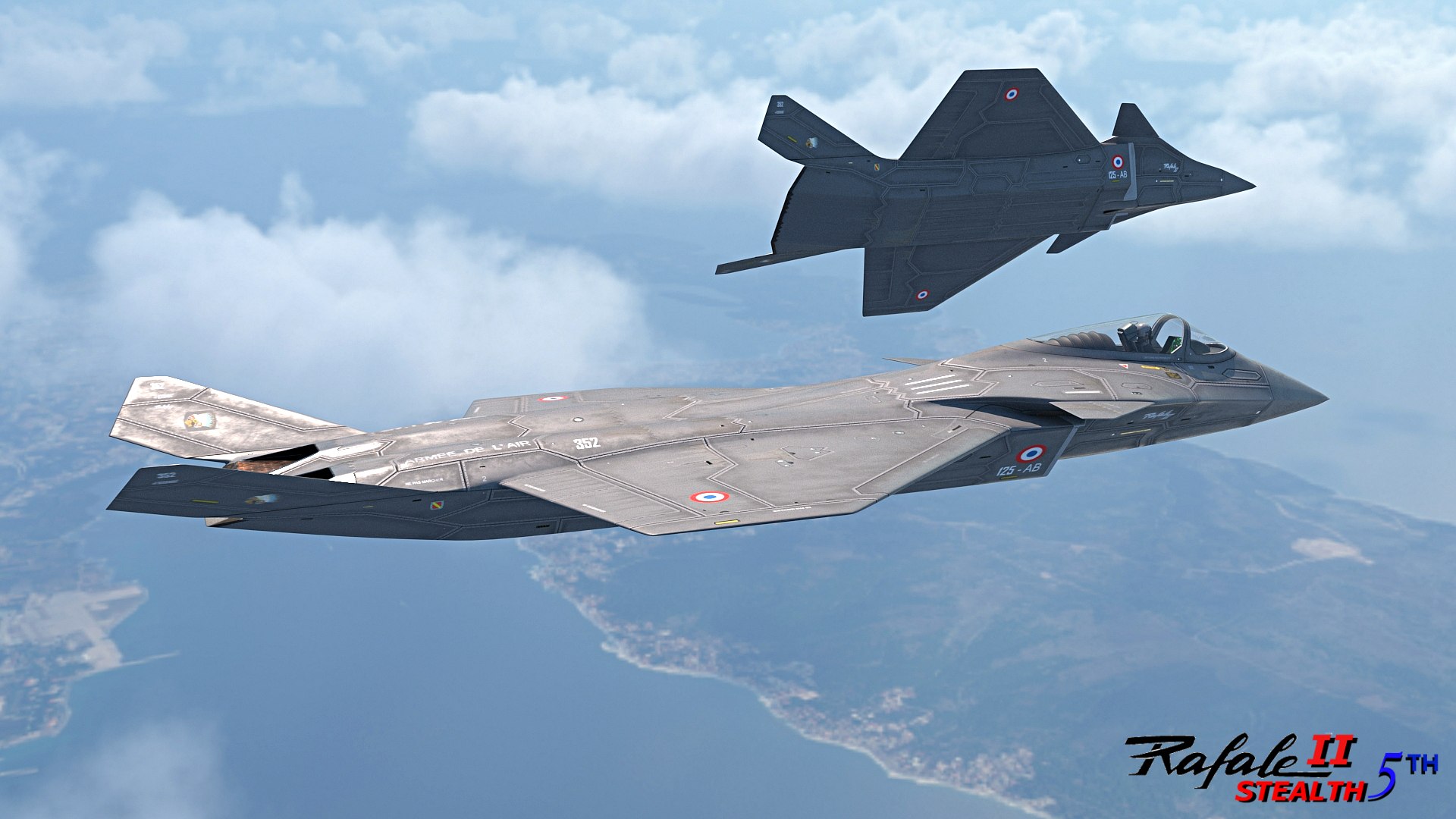 3D Rafale 2 Stealth Model - TurboSquid 2075399