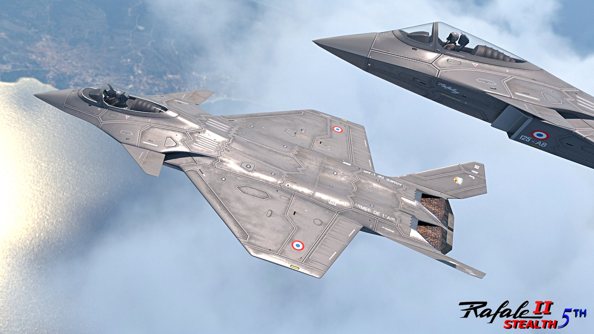 3D Rafale 2 Stealth Model - TurboSquid 2075399