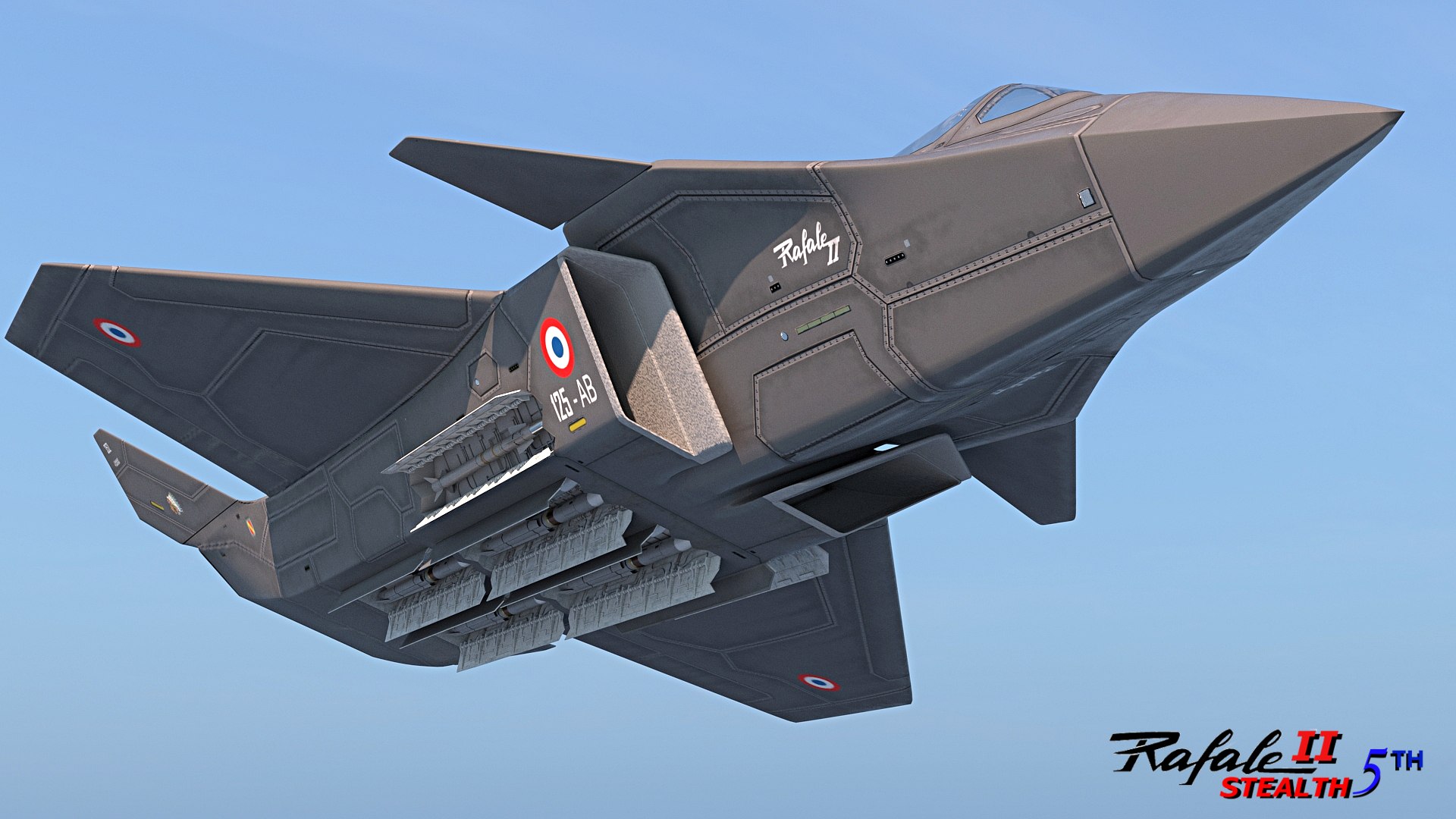 3D Rafale 2 Stealth Model - TurboSquid 2075399