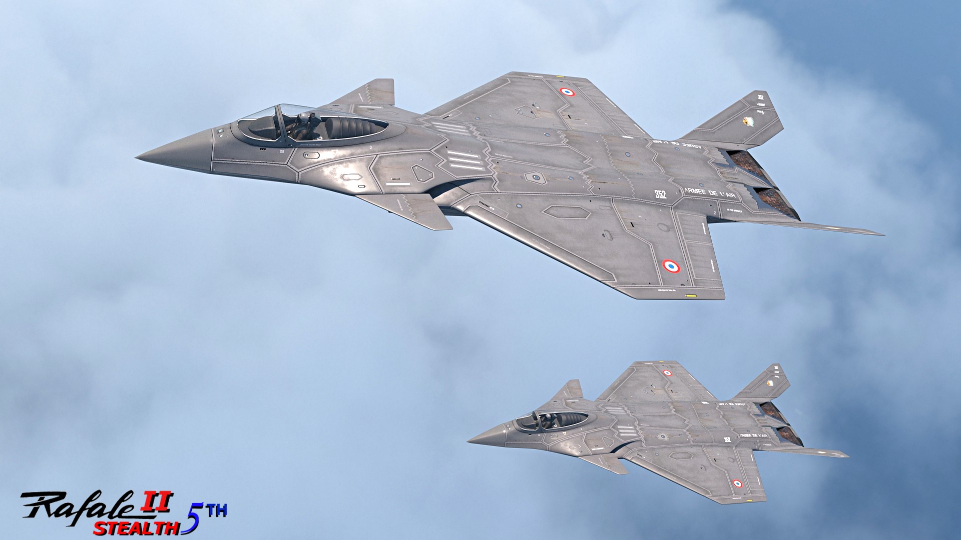 3D Rafale 2 Stealth Model - TurboSquid 2075399