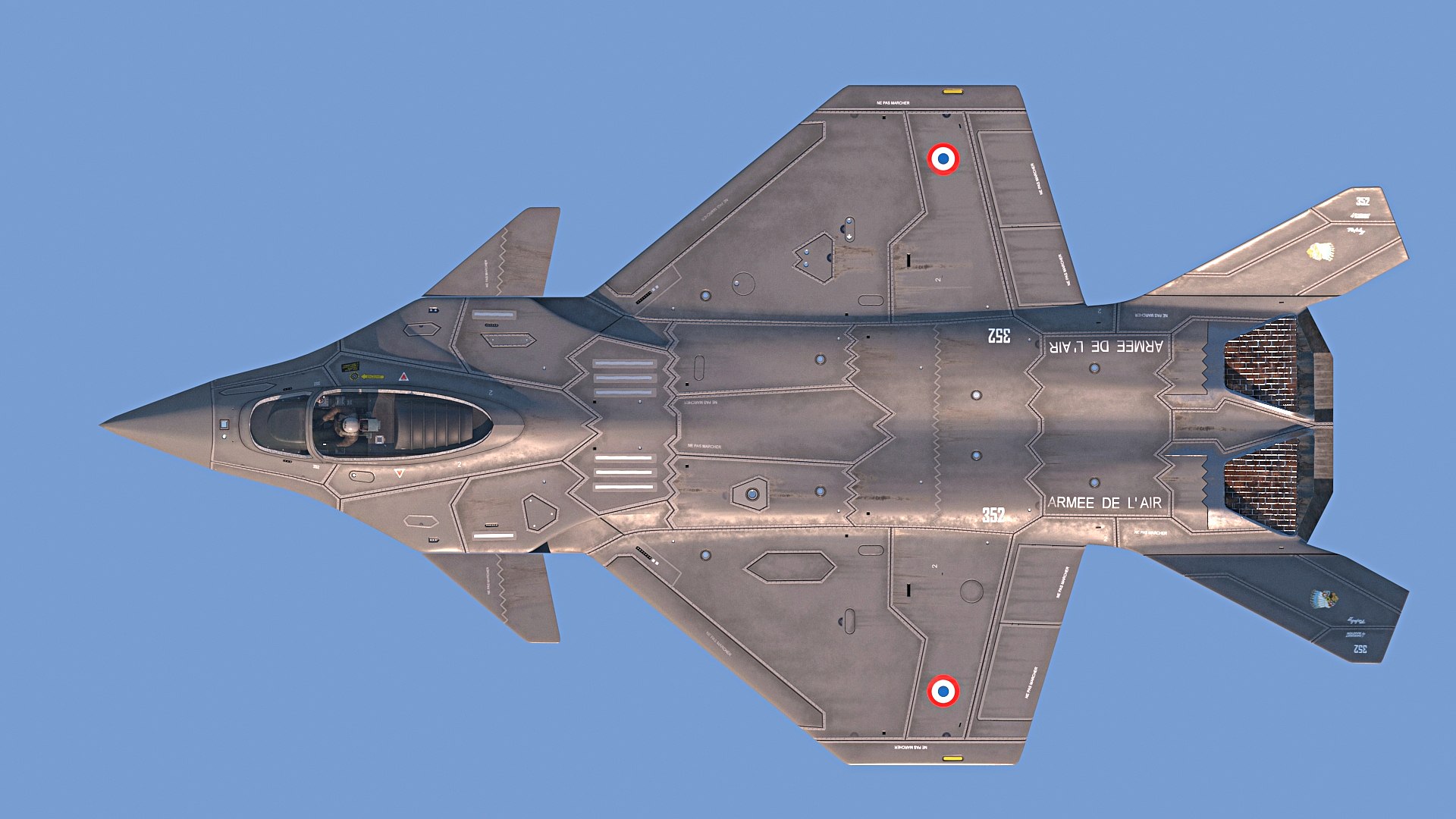 3D Rafale 2 Stealth Model - TurboSquid 2075399