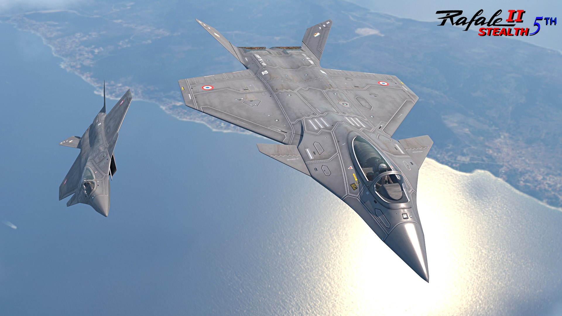 3D Rafale 2 Stealth Model - TurboSquid 2075399