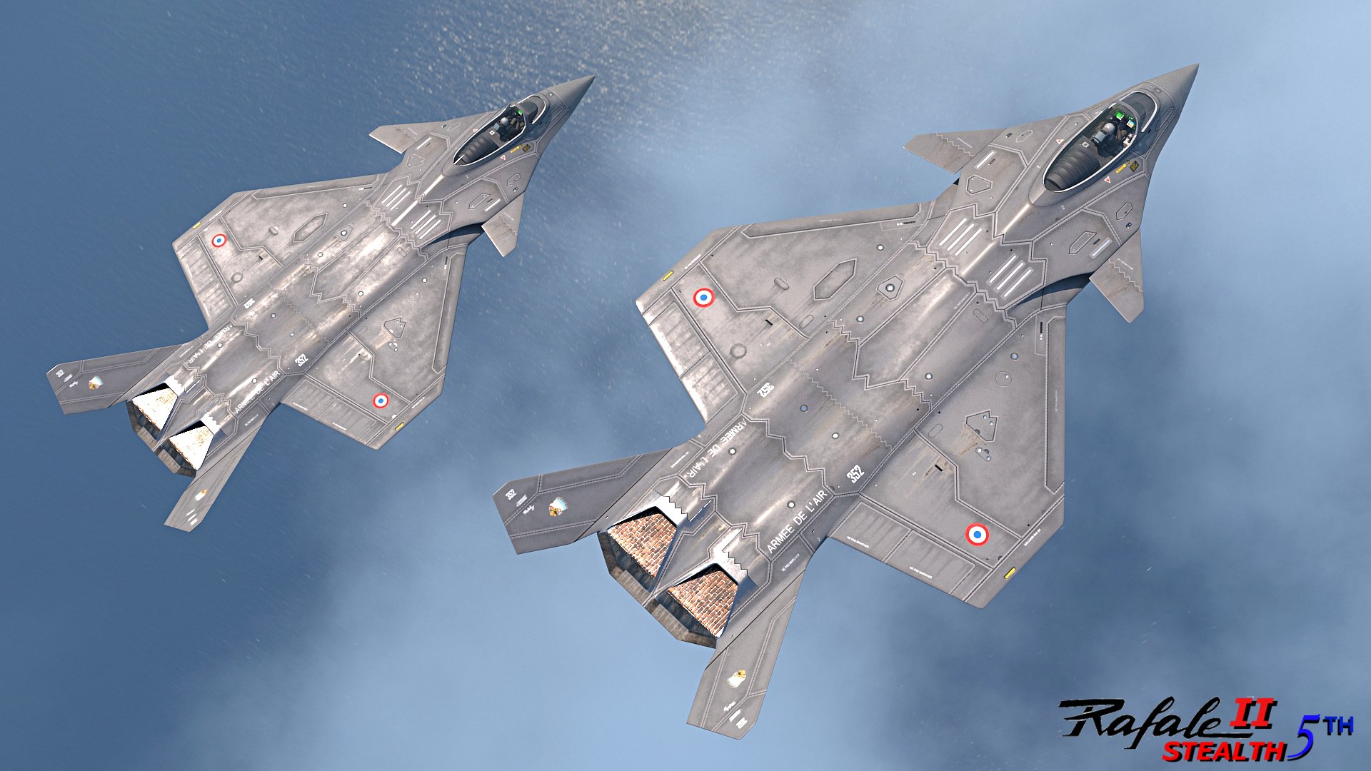 3D Rafale 2 Stealth Model - TurboSquid 2075399