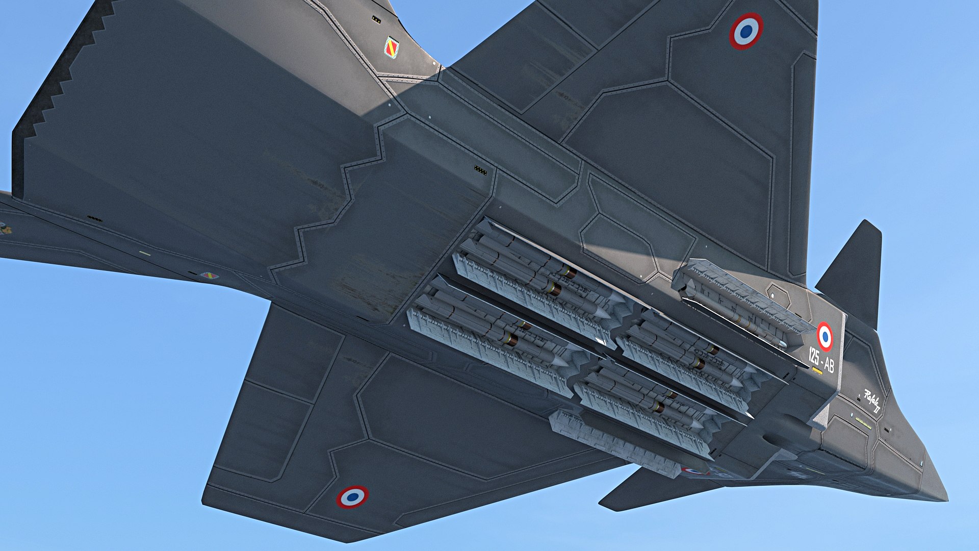3D Rafale 2 Stealth Model - TurboSquid 2075399