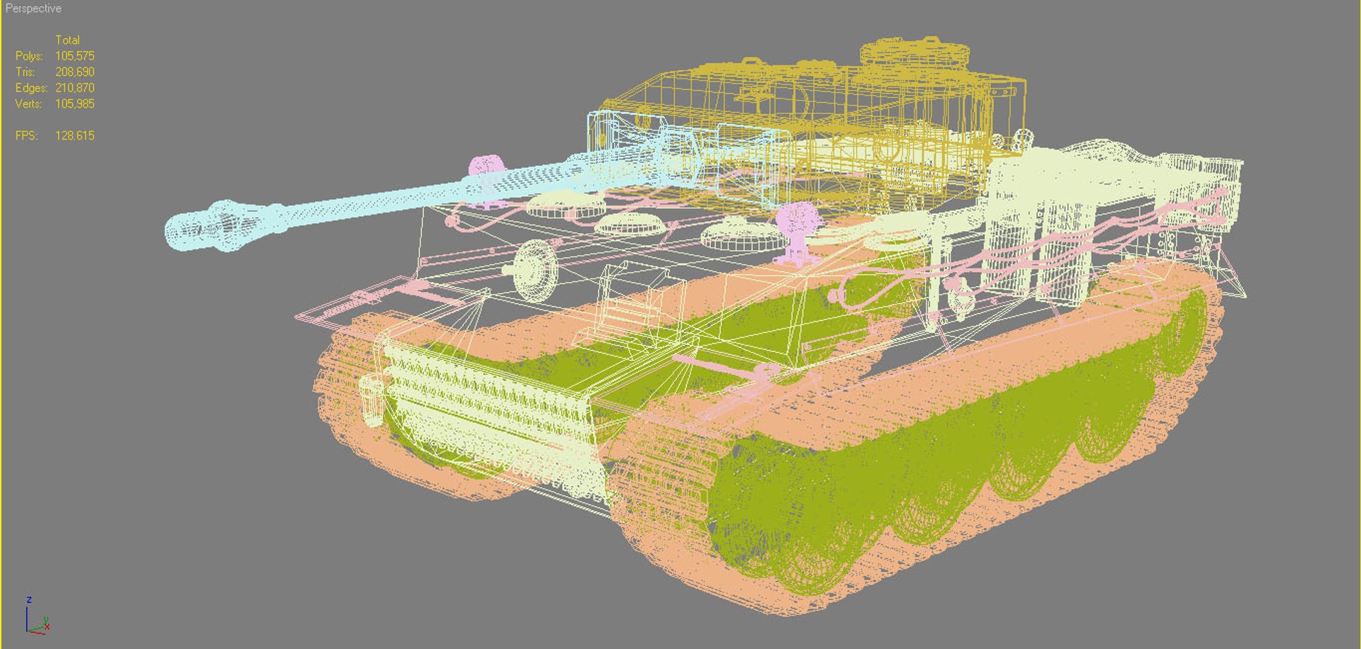 3D Model German Vi Tiger - TurboSquid 1171338