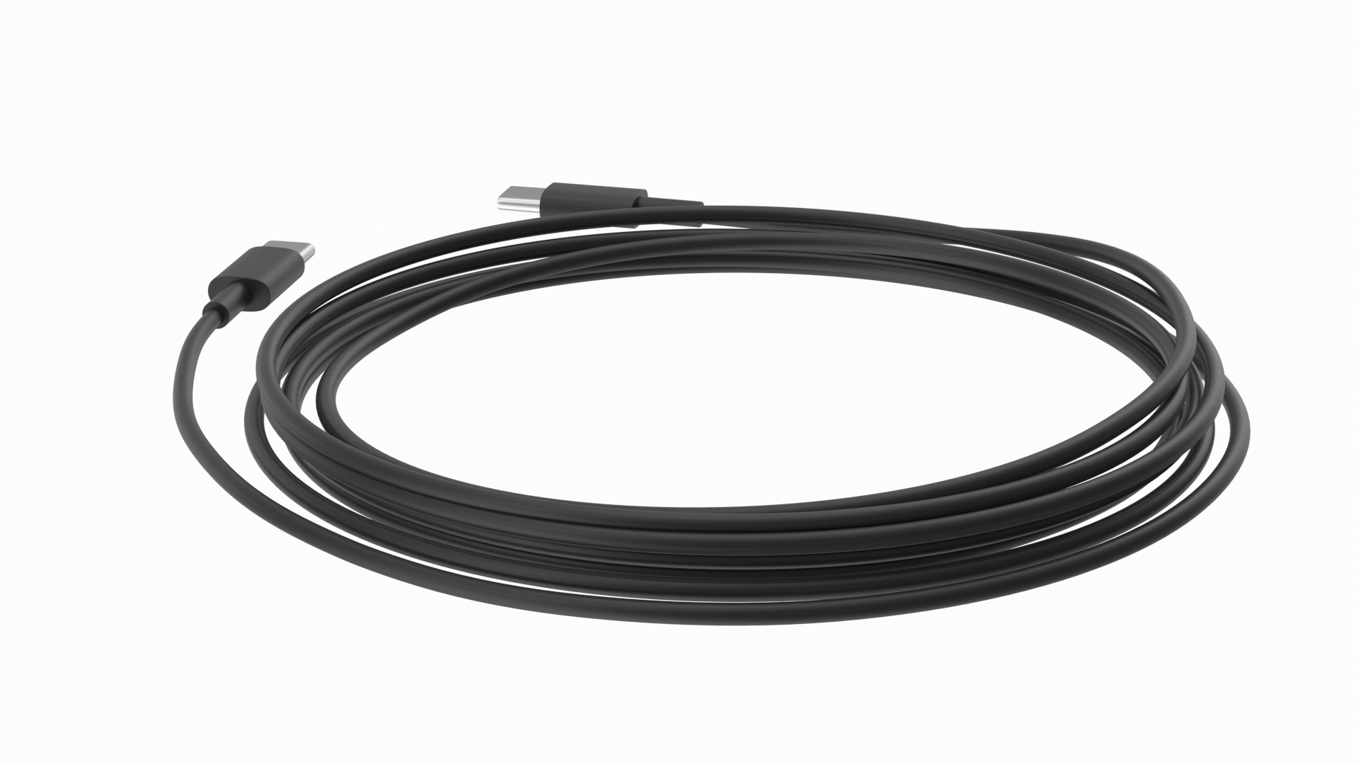 Usb Type-c Cable Black 3D - TurboSquid 1596515