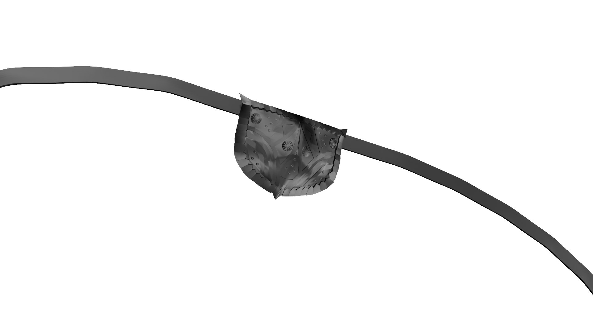 Rigged eye patch eye wear 3D model - TurboSquid 1813564