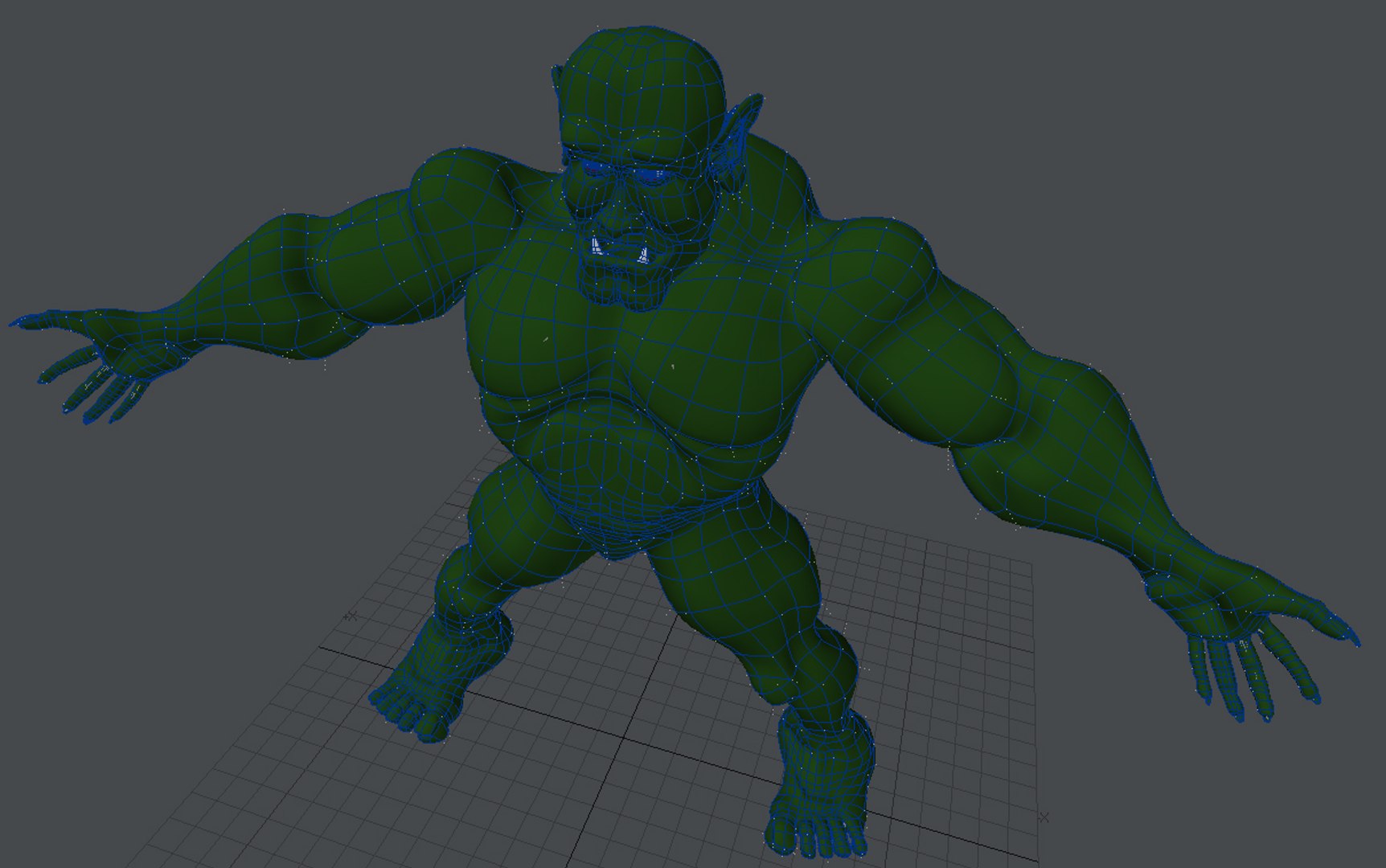 3d model troll
