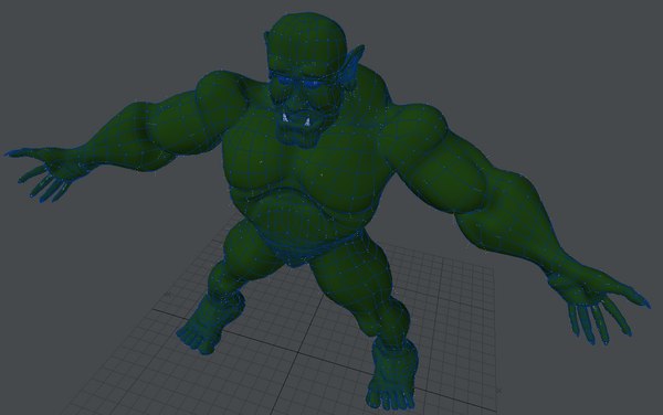 3d model troll