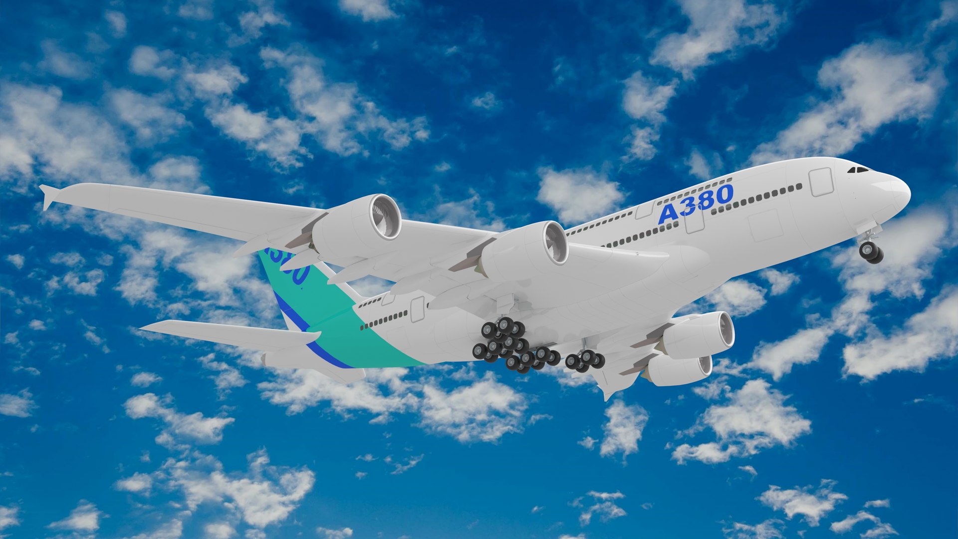 Airbus A380 - 4K 3D Model - TurboSquid 2240152