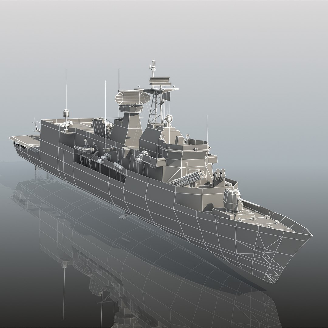 3d Model Anzac Class Frigate Hmas