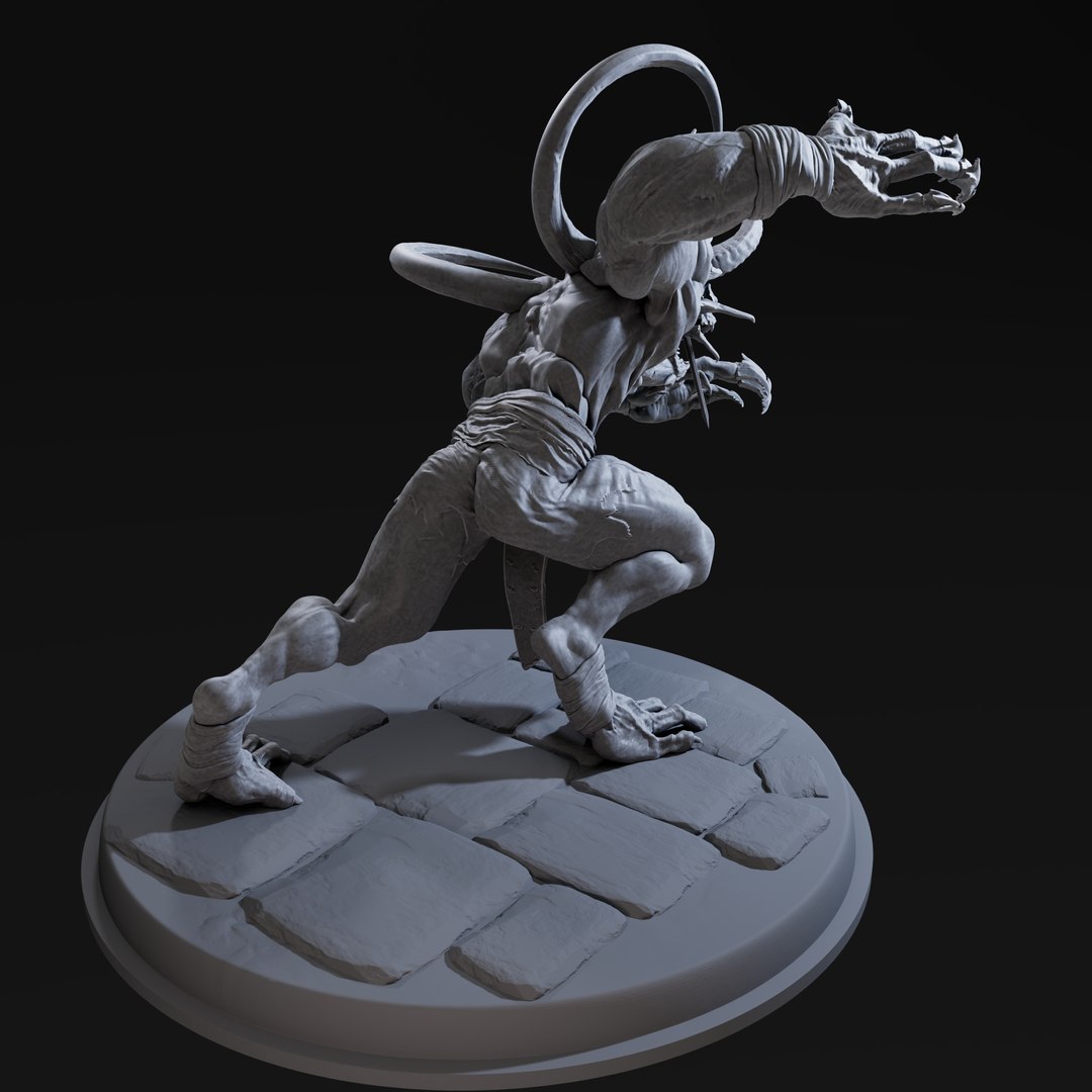3D Model Demon High 3d Printable Model - TurboSquid 2104397