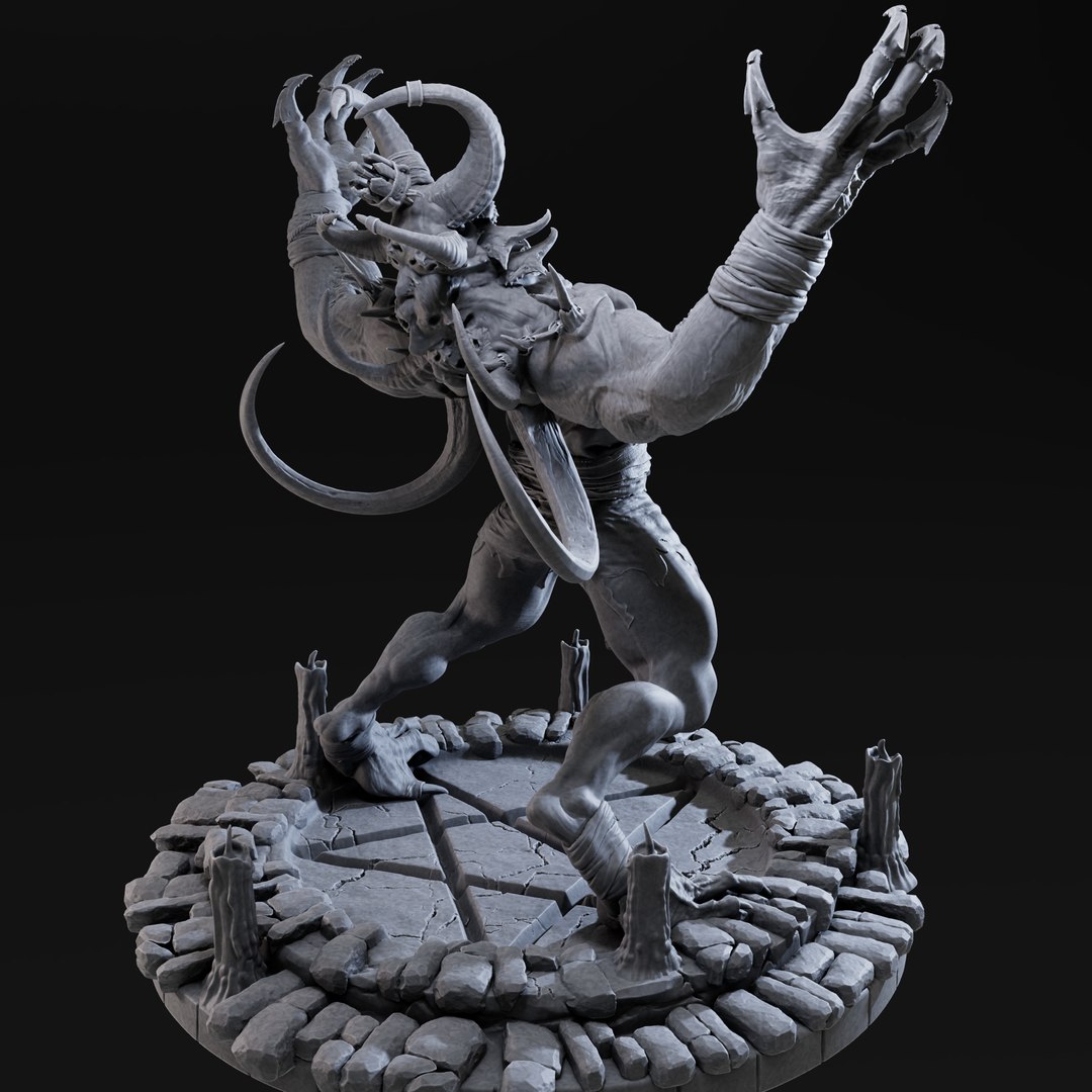 3D Model Demon High 3d Printable Model - TurboSquid 2104397