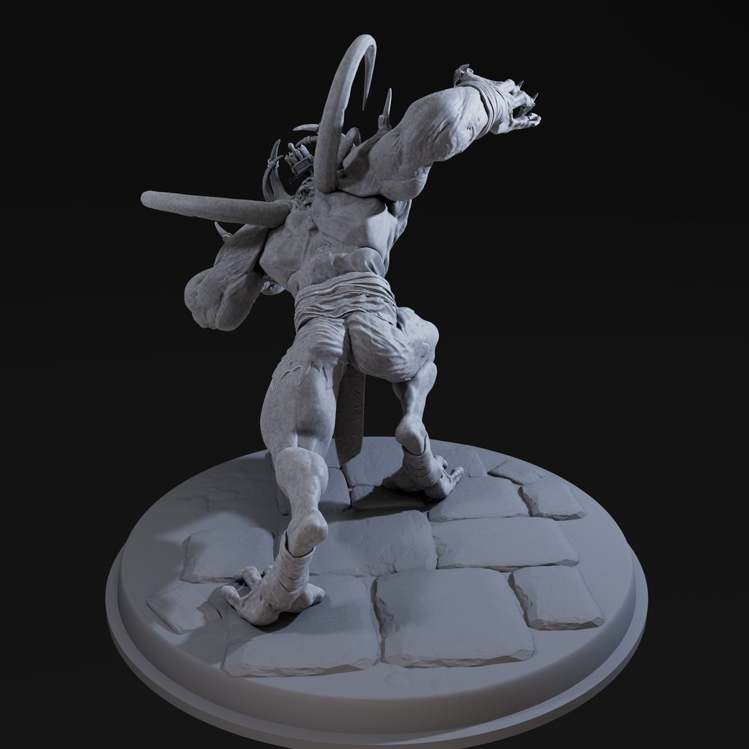 3D Model Demon High 3d Printable Model - TurboSquid 2104397