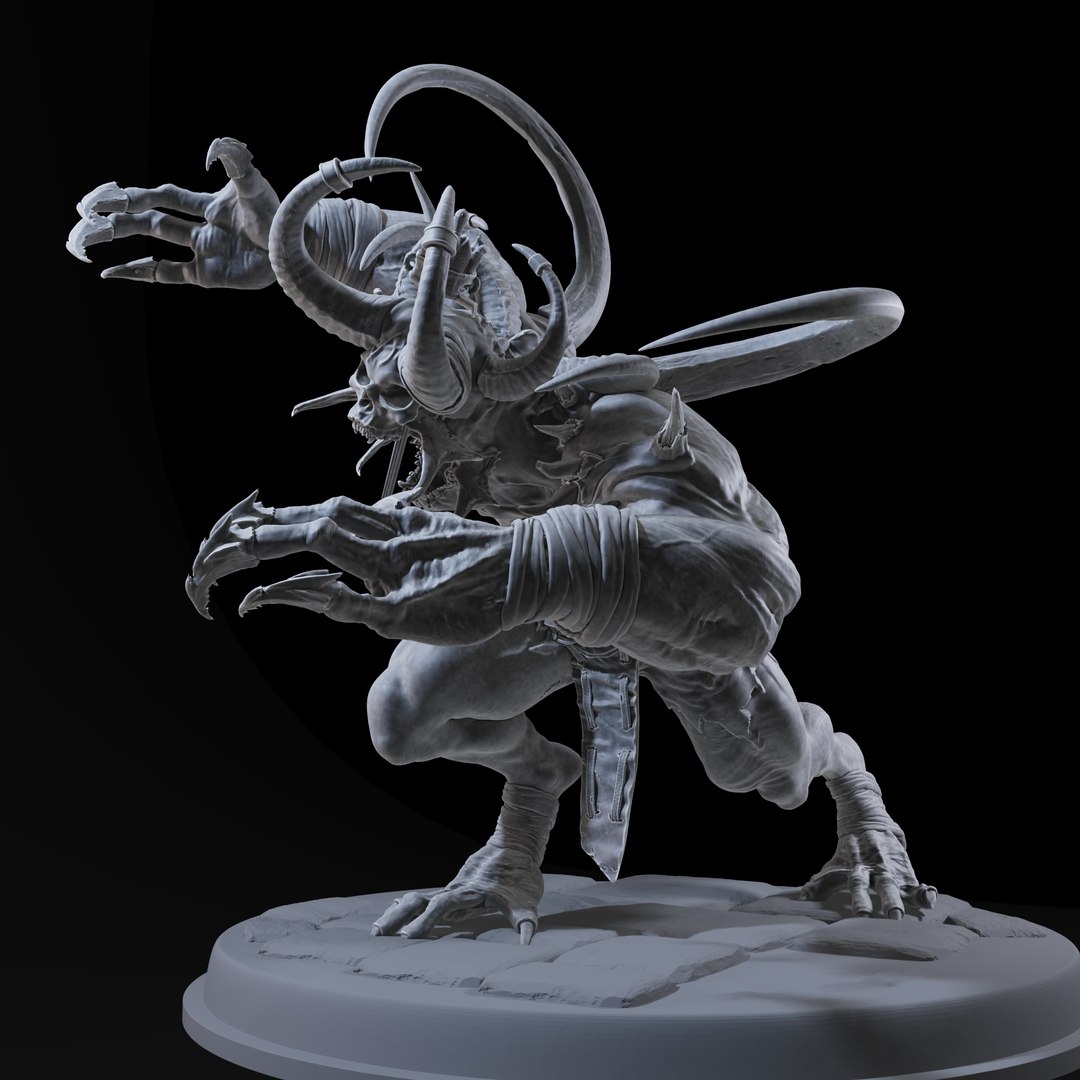 3D Model Demon High 3d Printable Model - TurboSquid 2104397
