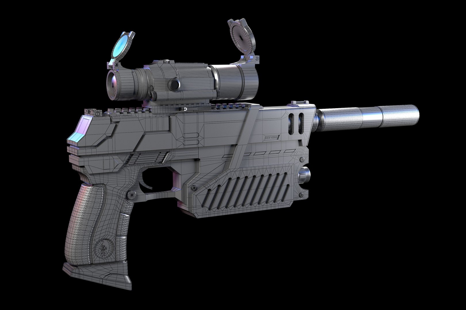 3D Lawgiver Judges Dredd Model - TurboSquid 1611219