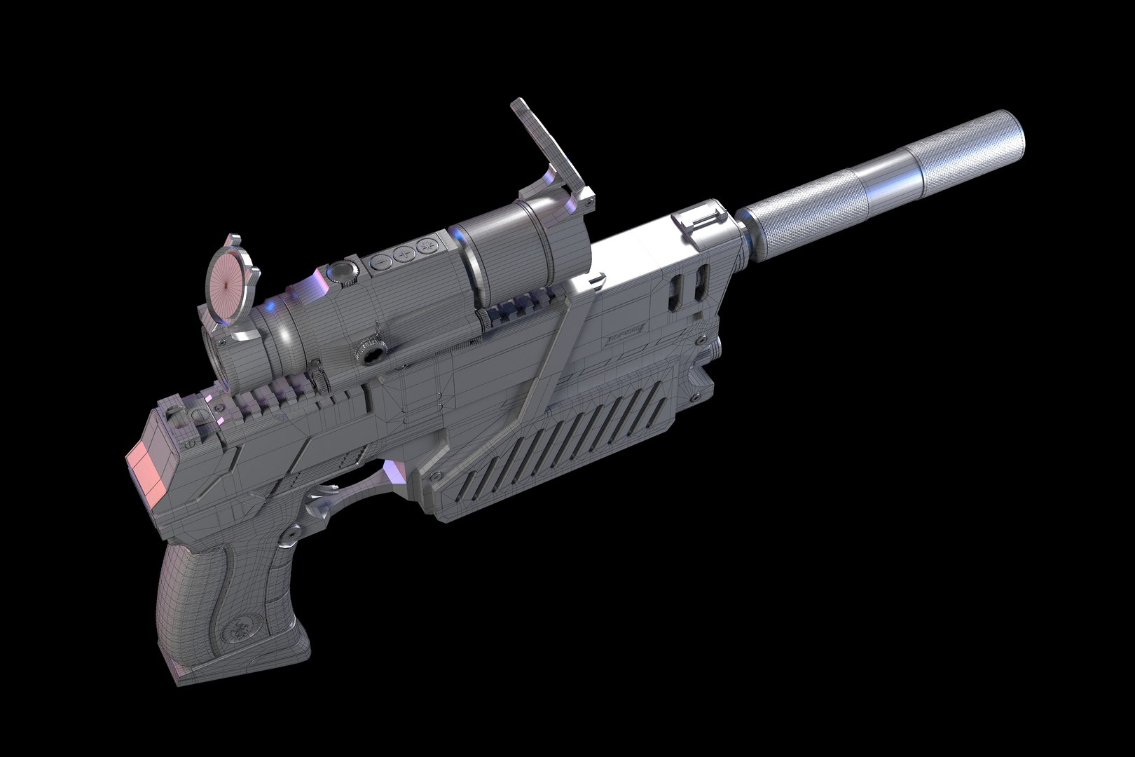 3D Lawgiver Judges Dredd Model - TurboSquid 1611219