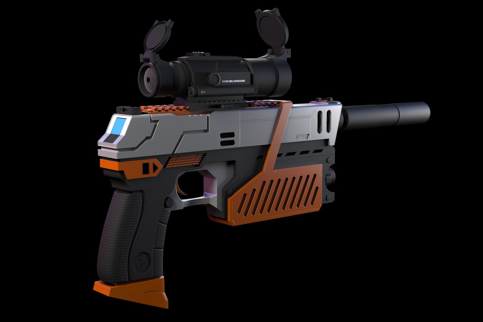 3D Lawgiver Judges Dredd Model - TurboSquid 1611219