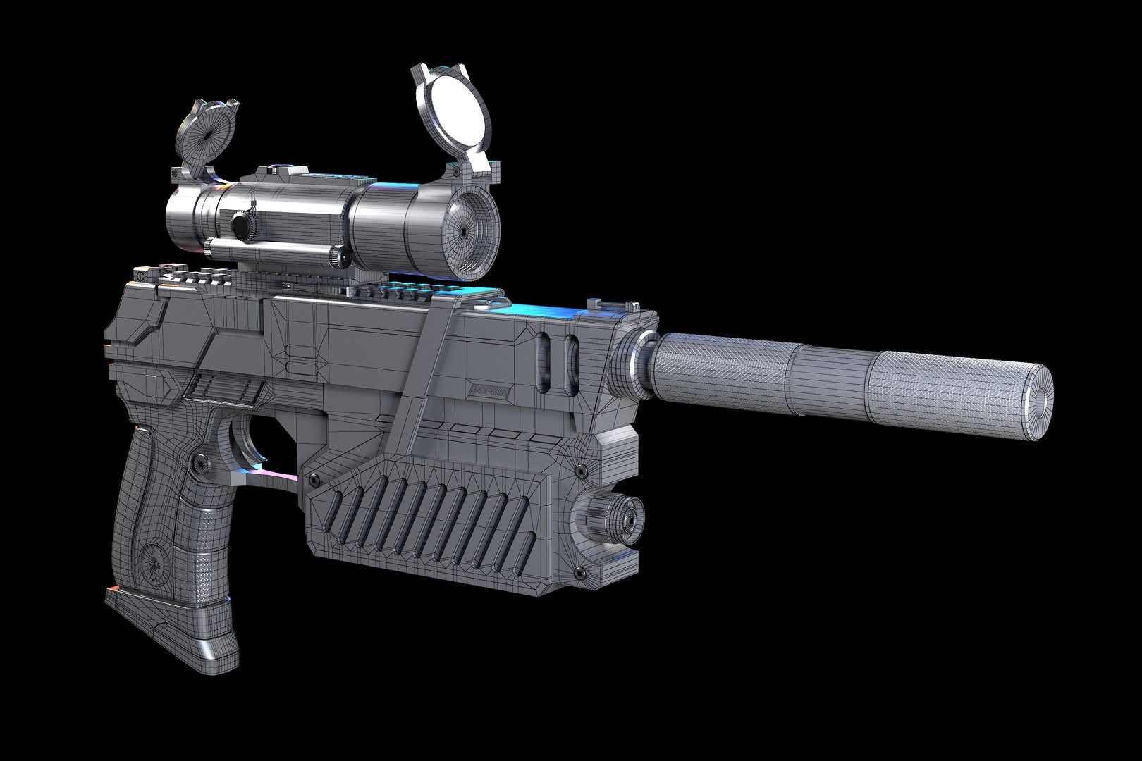 3D Lawgiver Judges Dredd Model - TurboSquid 1611219