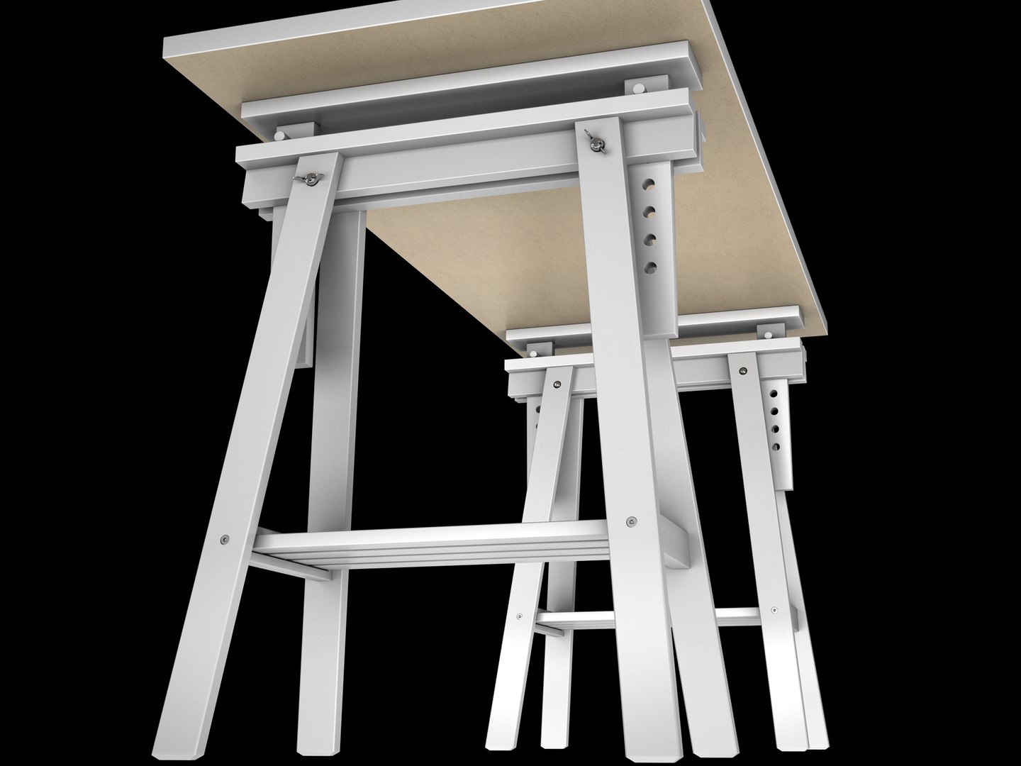 IKEA MITTBACK Desk 3D Model - TurboSquid 1979429