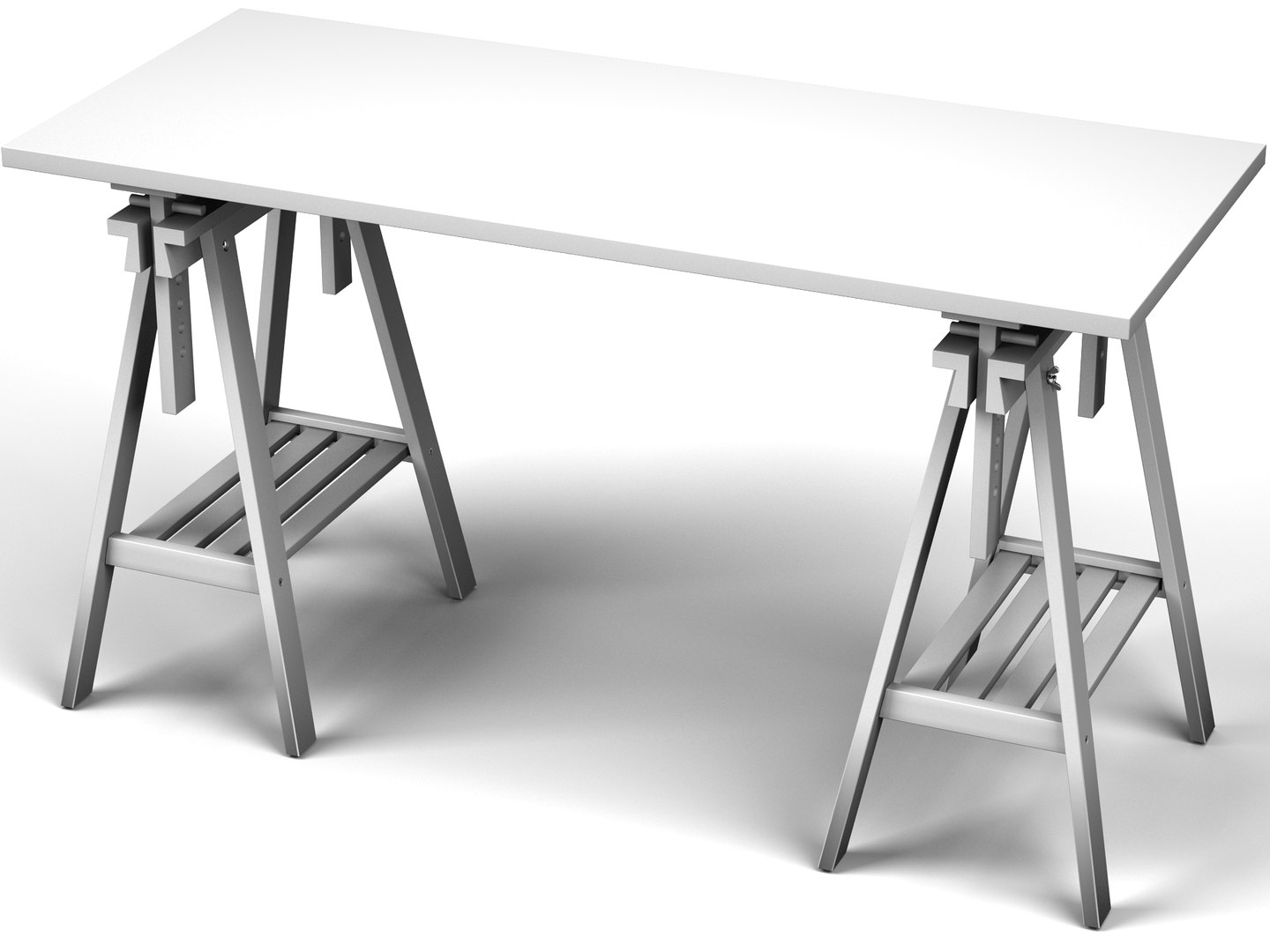 IKEA MITTBACK Desk 3D Model - TurboSquid 1979429