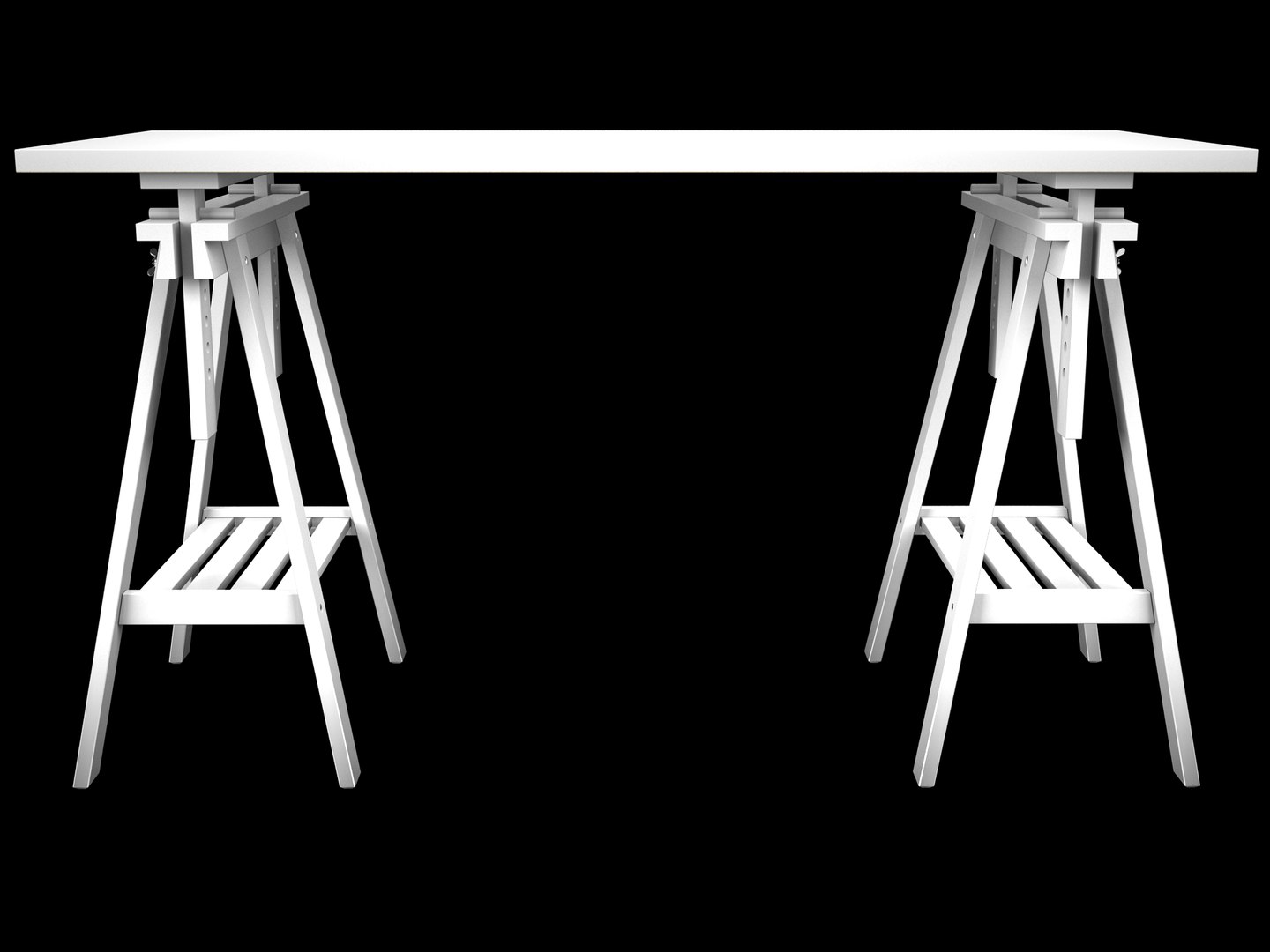 IKEA MITTBACK Desk 3D Model - TurboSquid 1979429