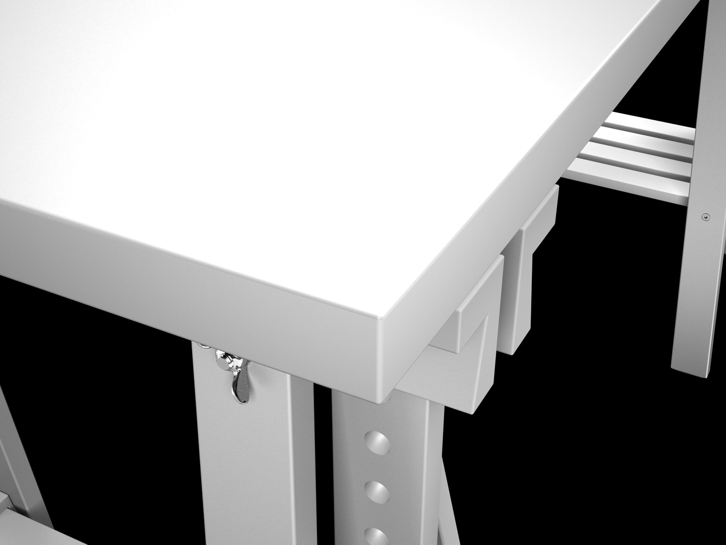 IKEA MITTBACK Desk 3D Model - TurboSquid 1979429