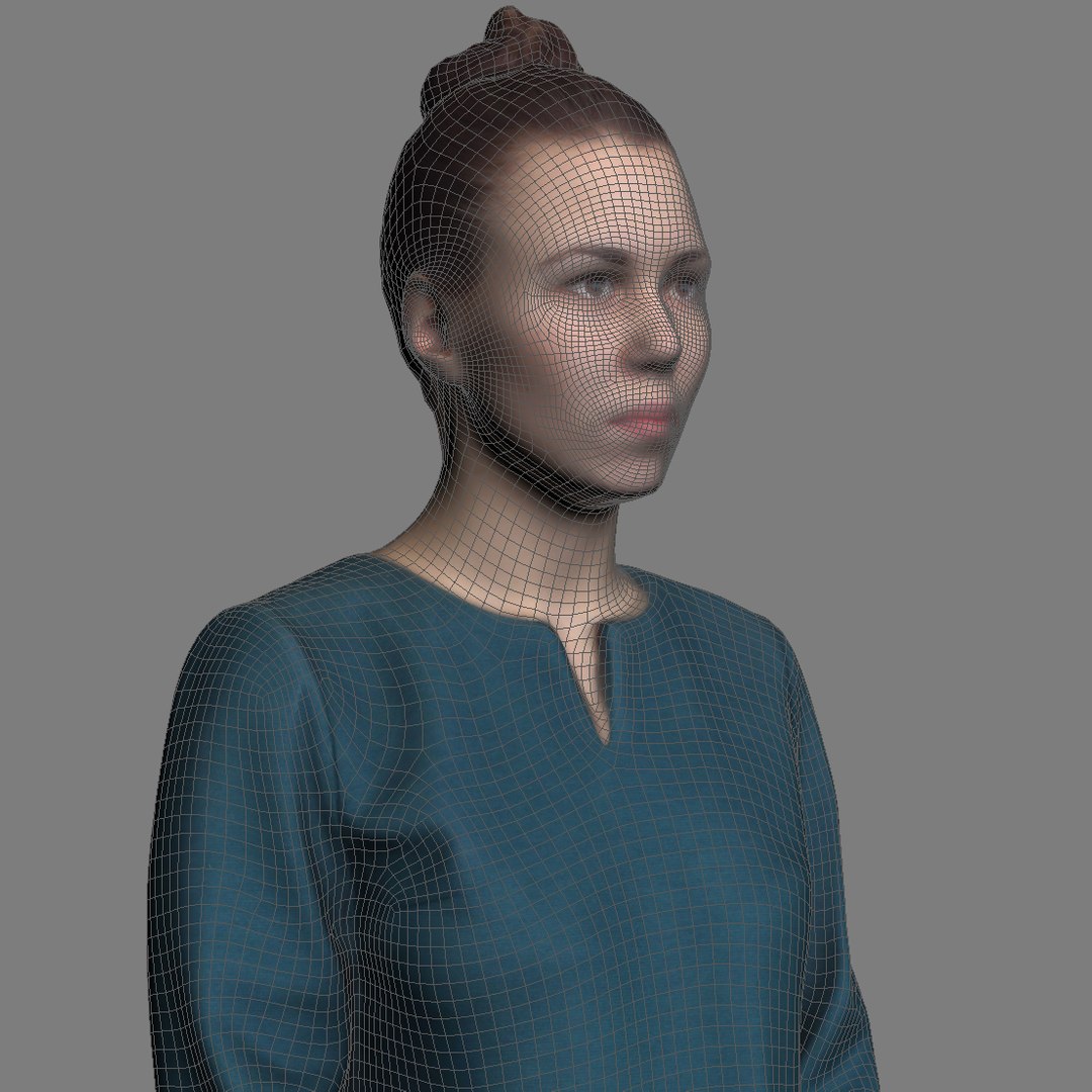3d Model Realistic Human