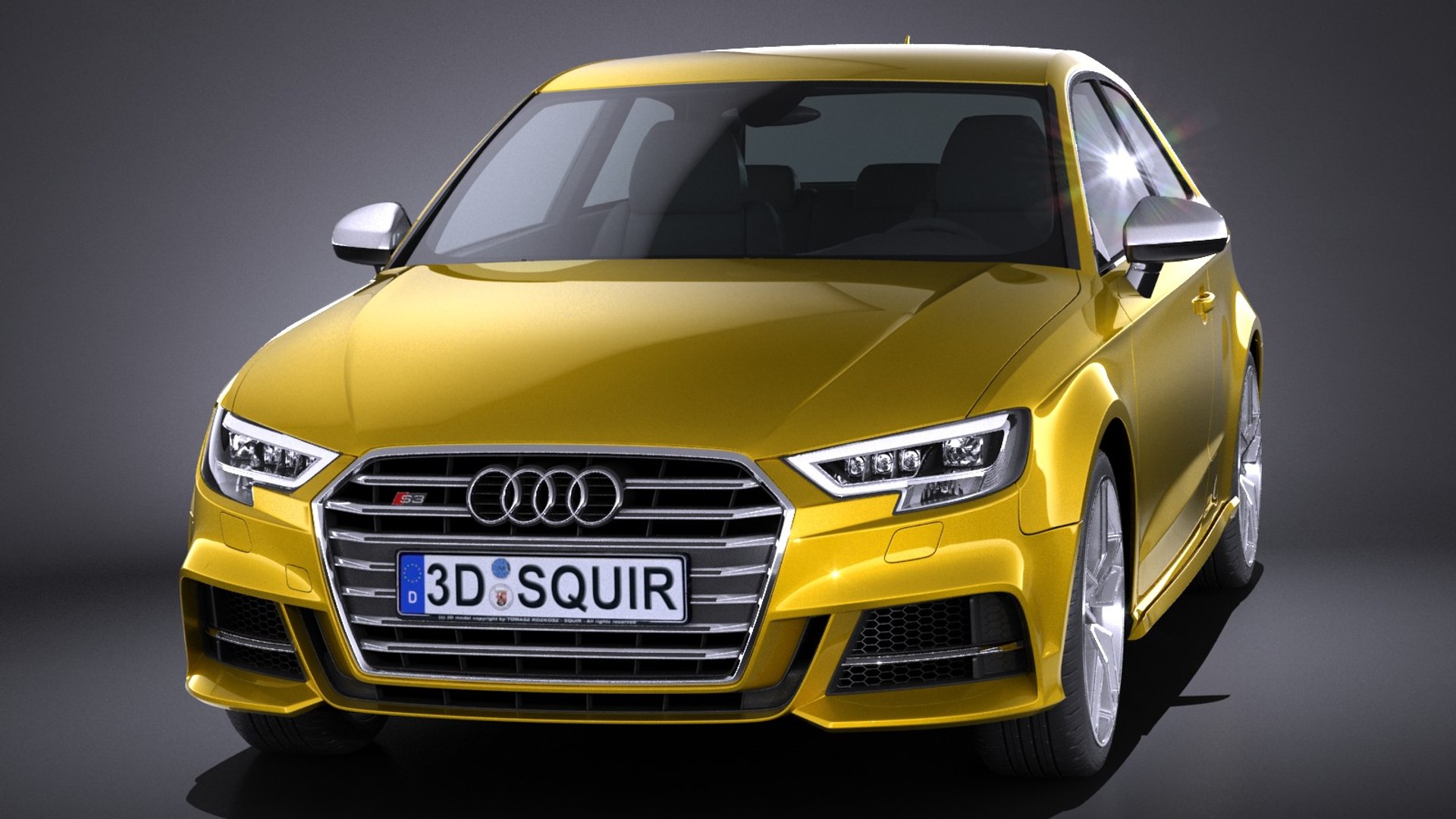 audi s3 2017 3d 3ds