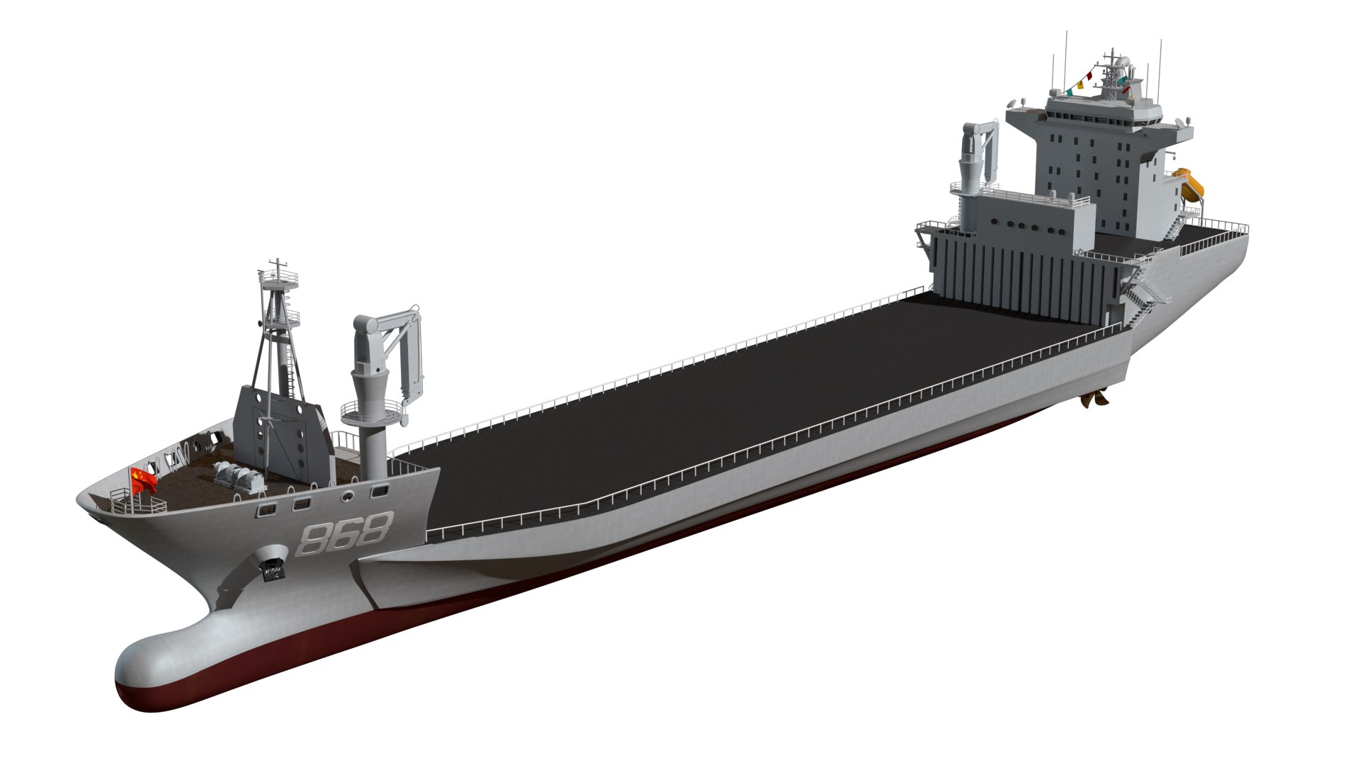 China Navy Donghai Island Semi Submersible Ship No 868 3D - TurboSquid 1931434