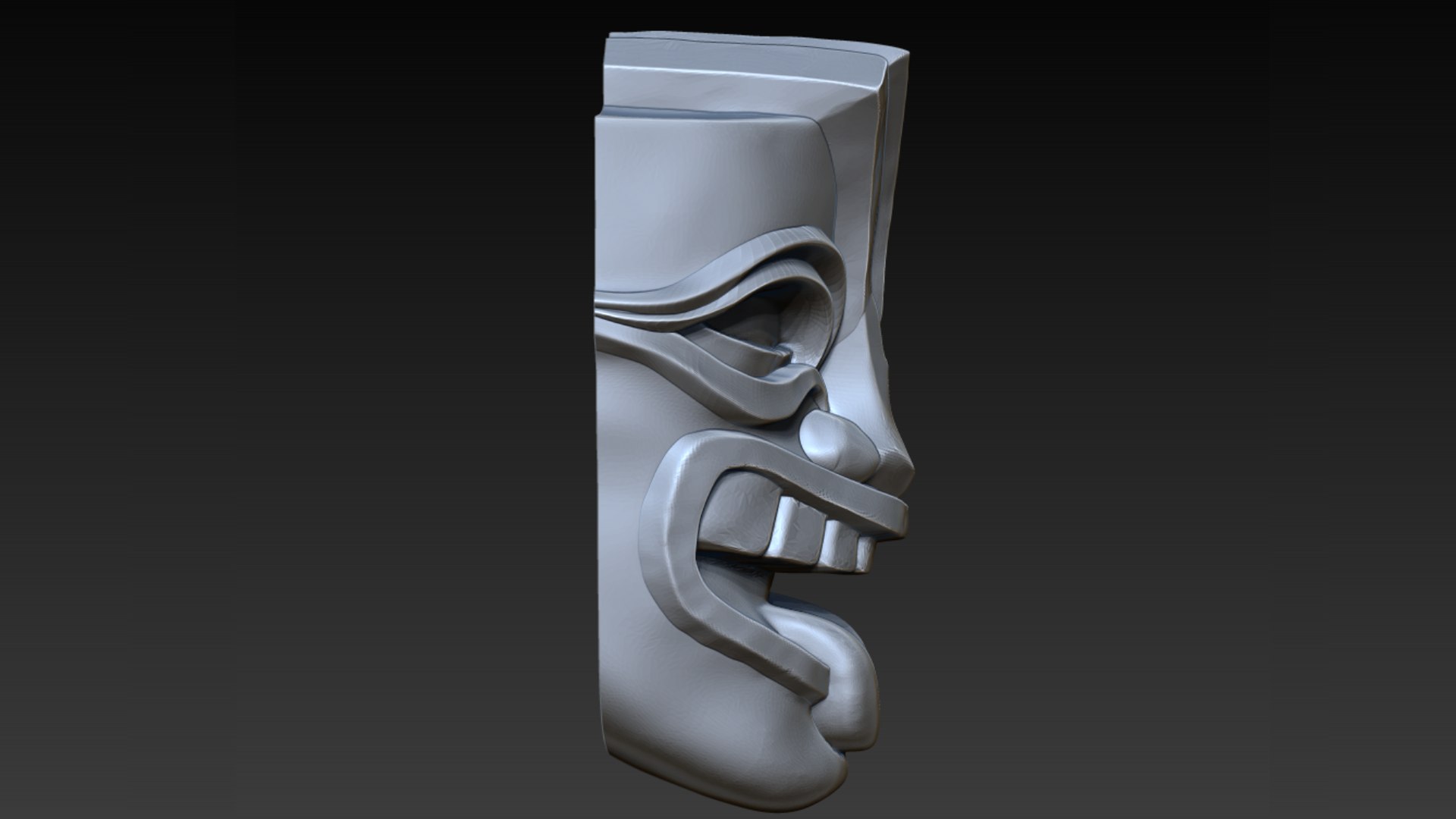 Tiki Mask 3D Model - TurboSquid 2213293