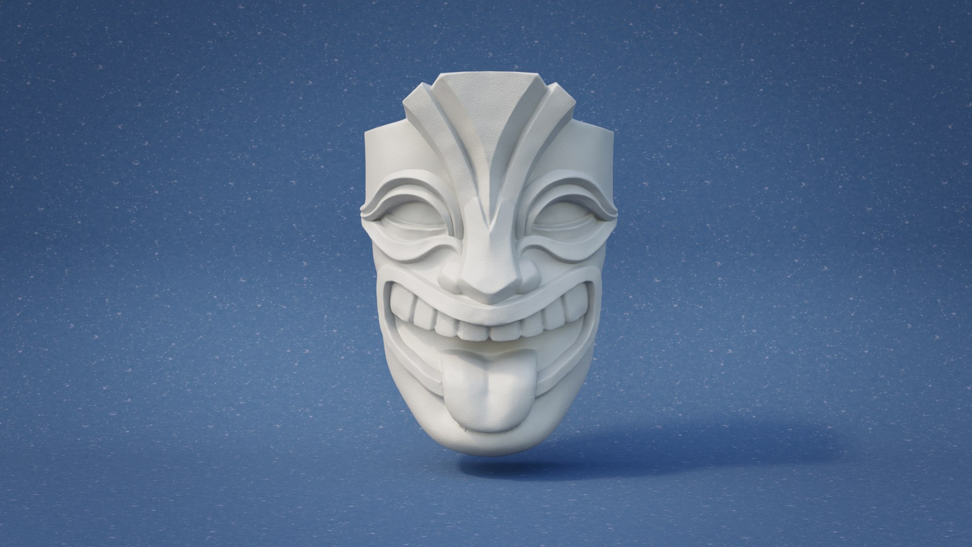 Tiki Mask 3D Model - TurboSquid 2213293