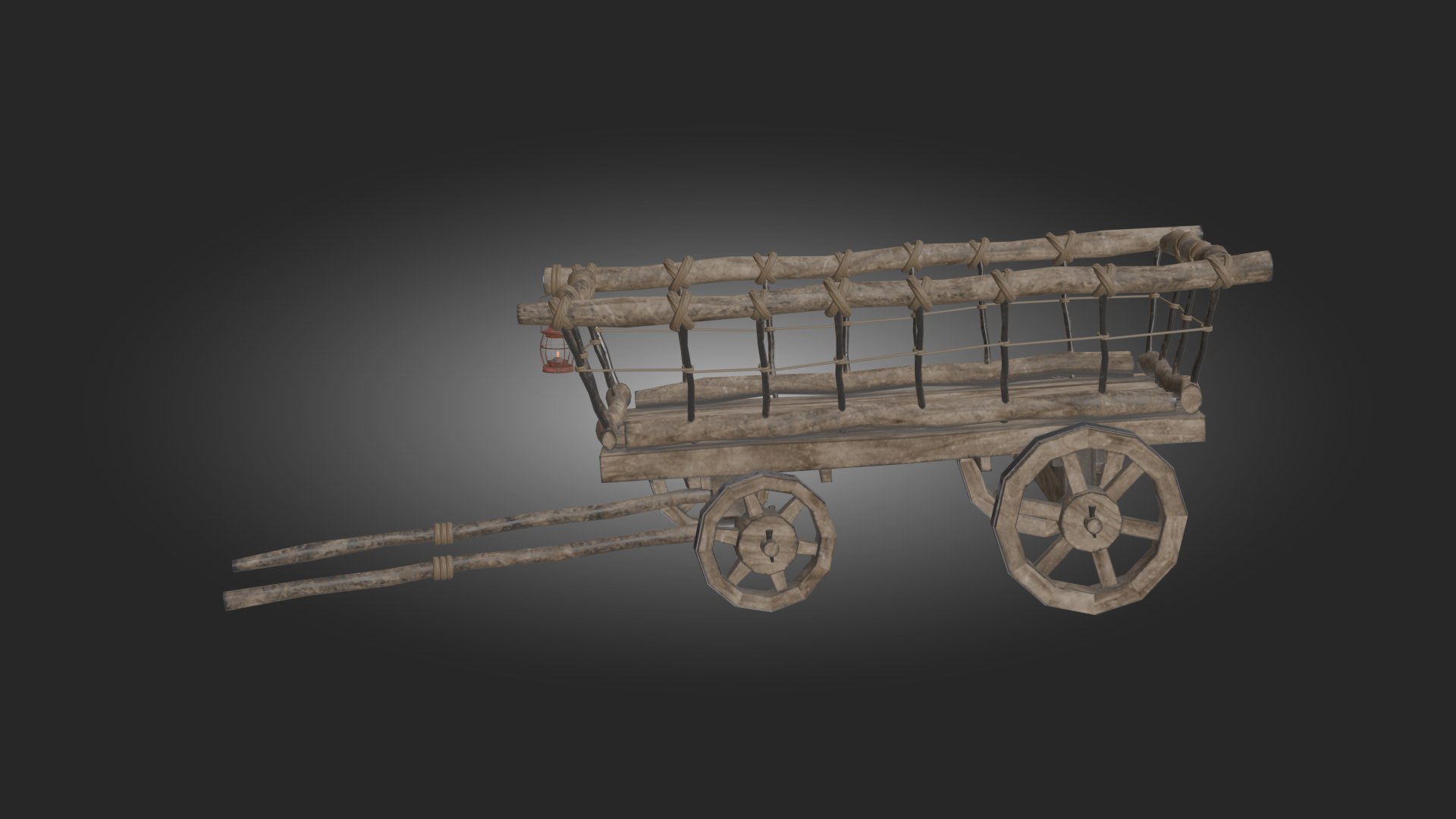 3D Medieval Low Poly Cart 3D Model Model - TurboSquid 2317586