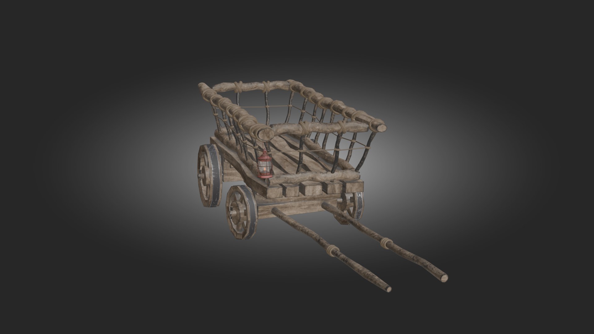 3D Medieval Low Poly Cart 3D Model Model - TurboSquid 2317586