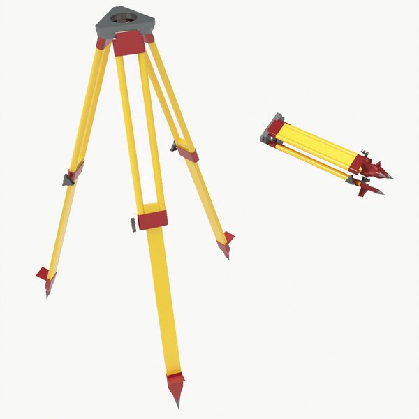 Tripod surveying model - TurboSquid 1630354